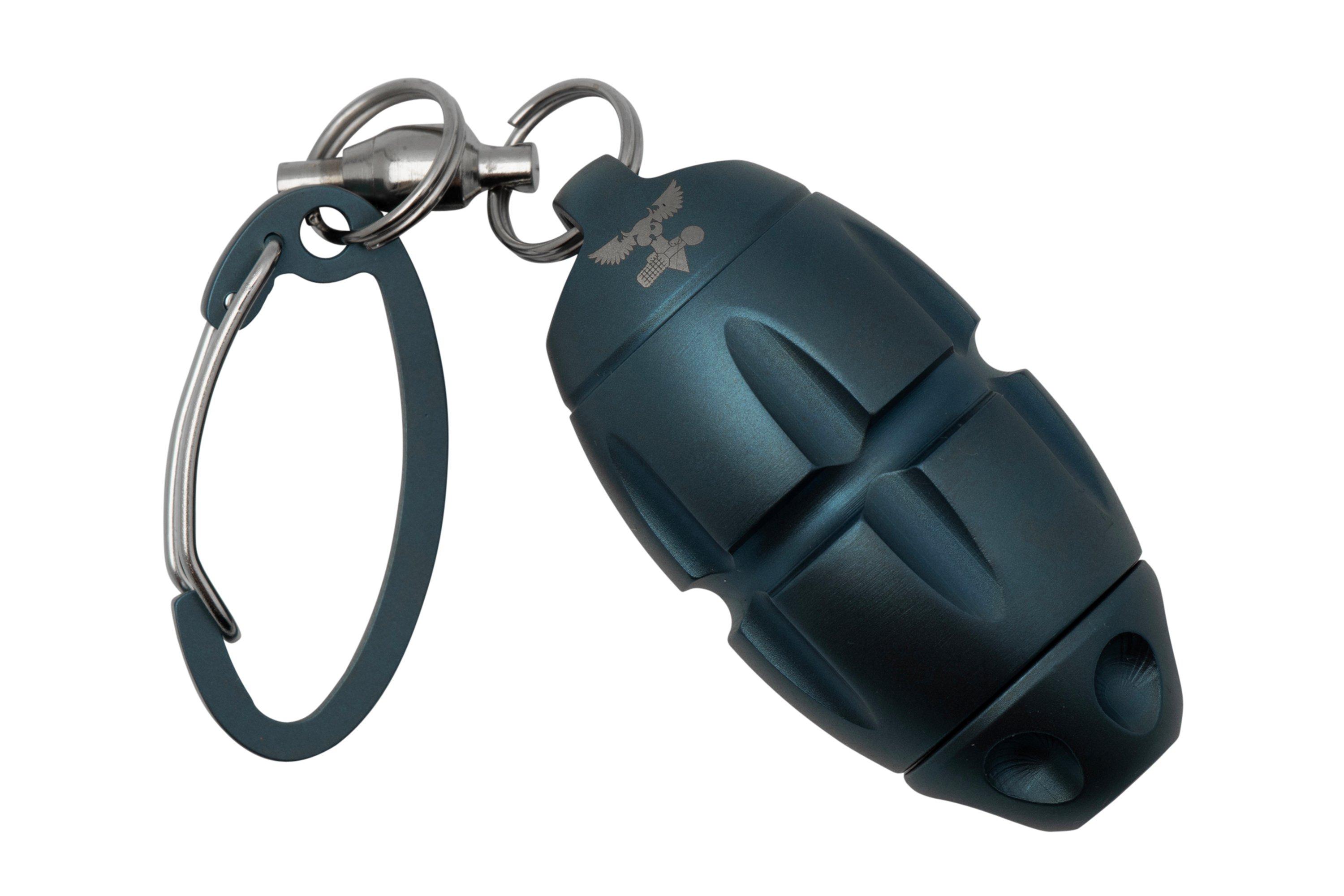 LionSteel Eggie Blue Titanium EG-BL keychain bit set and multi-tool ...