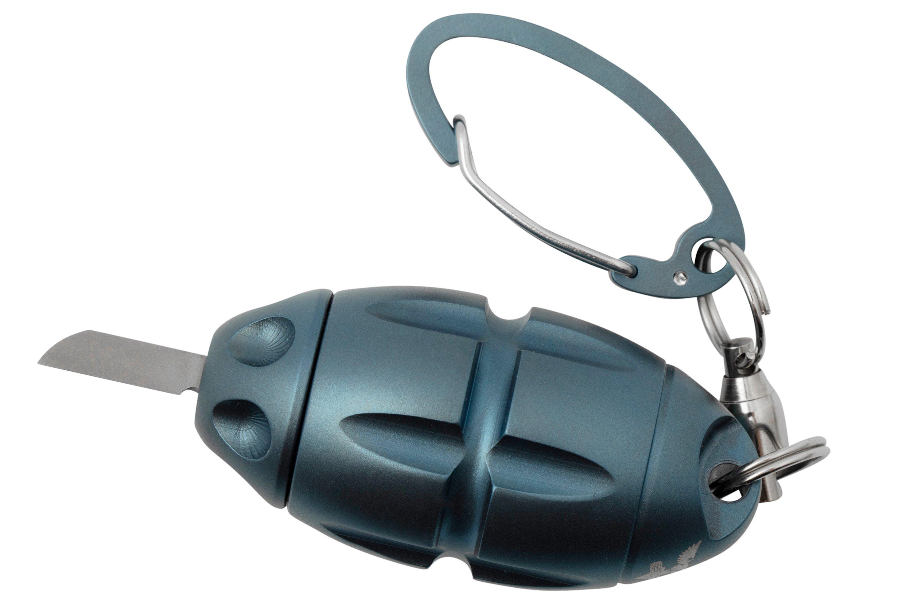 LionSteel Eggie Blue Titanium EG-BL keychain bit set and multi-tool ...