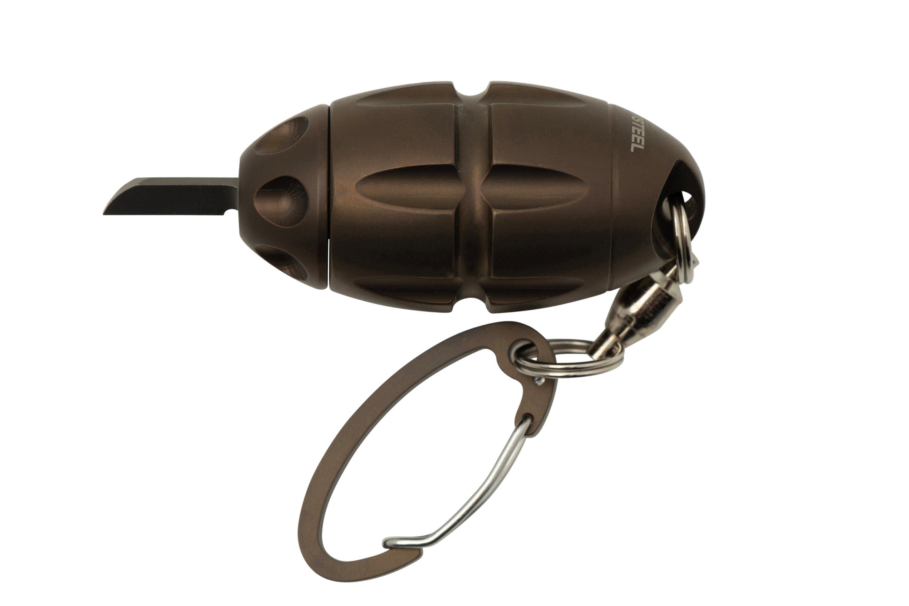 LionSteel Eggie Bronze Titanium EG-BR keychain bit set and multi-tool ...