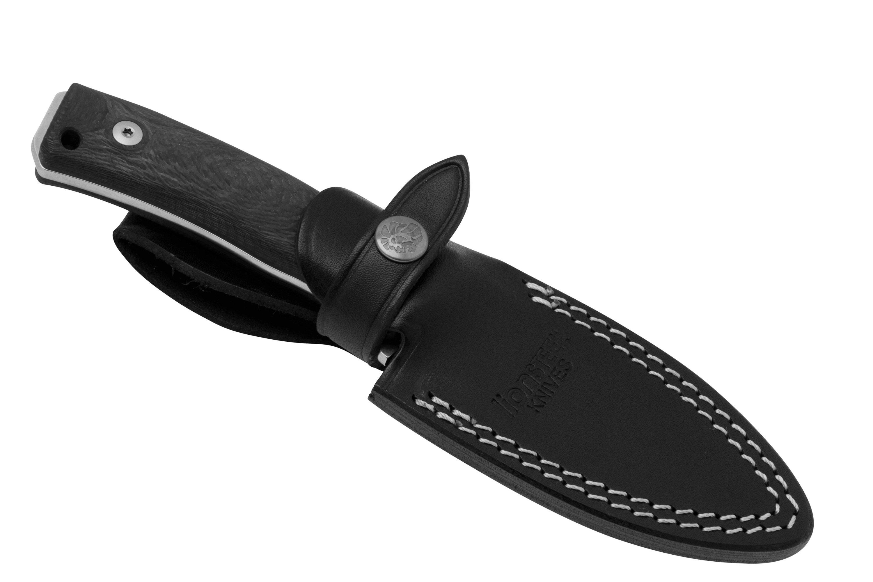 LionSteel M4 Carbon Fiber, MagnaCut M4-MC-CF, Knivesandtools Exclusive, vaststaand mes ...