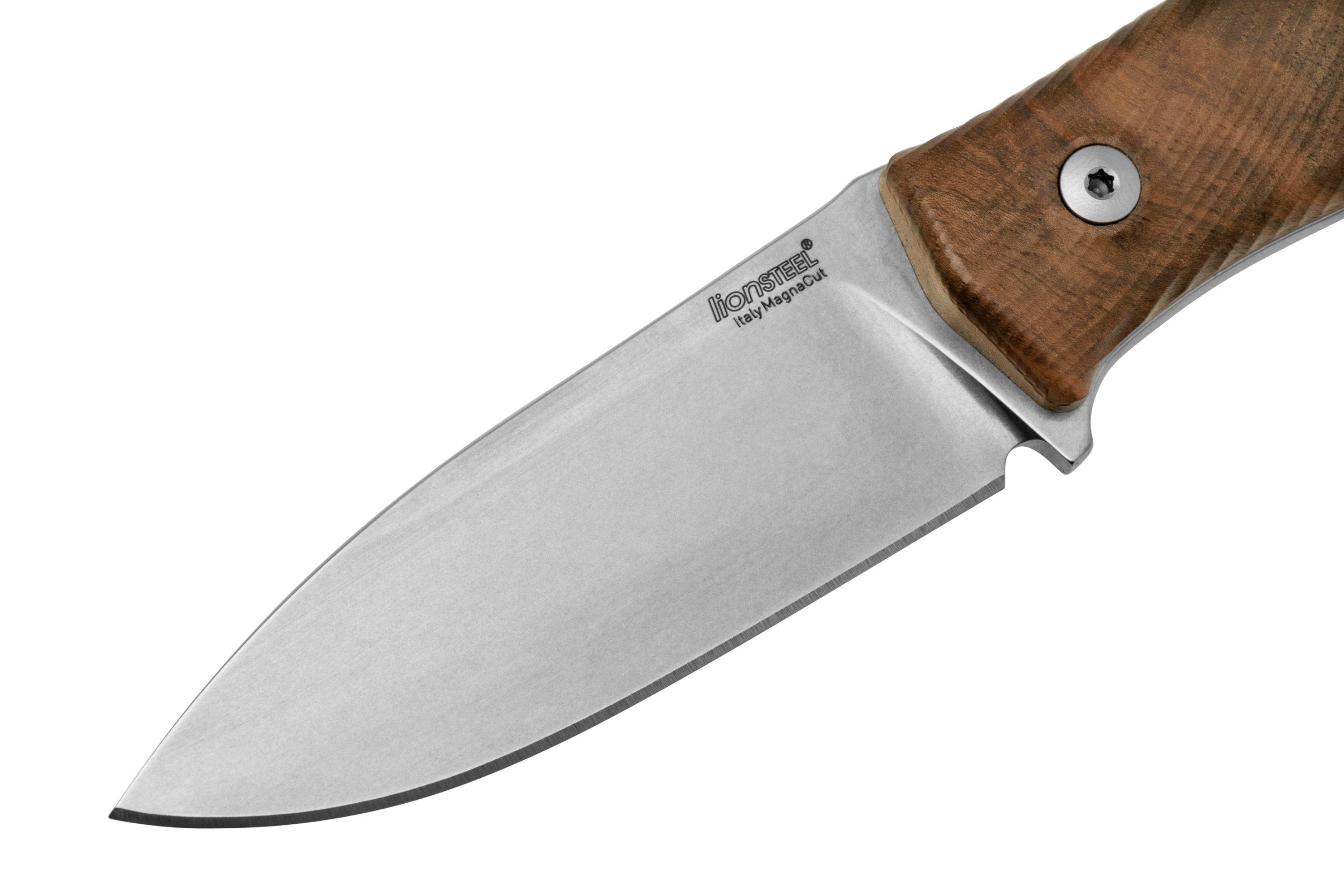 LionSteel M4 Walnut MagnaCut M4-MC-WN, Knivesandtools Exclusive, fixed ...