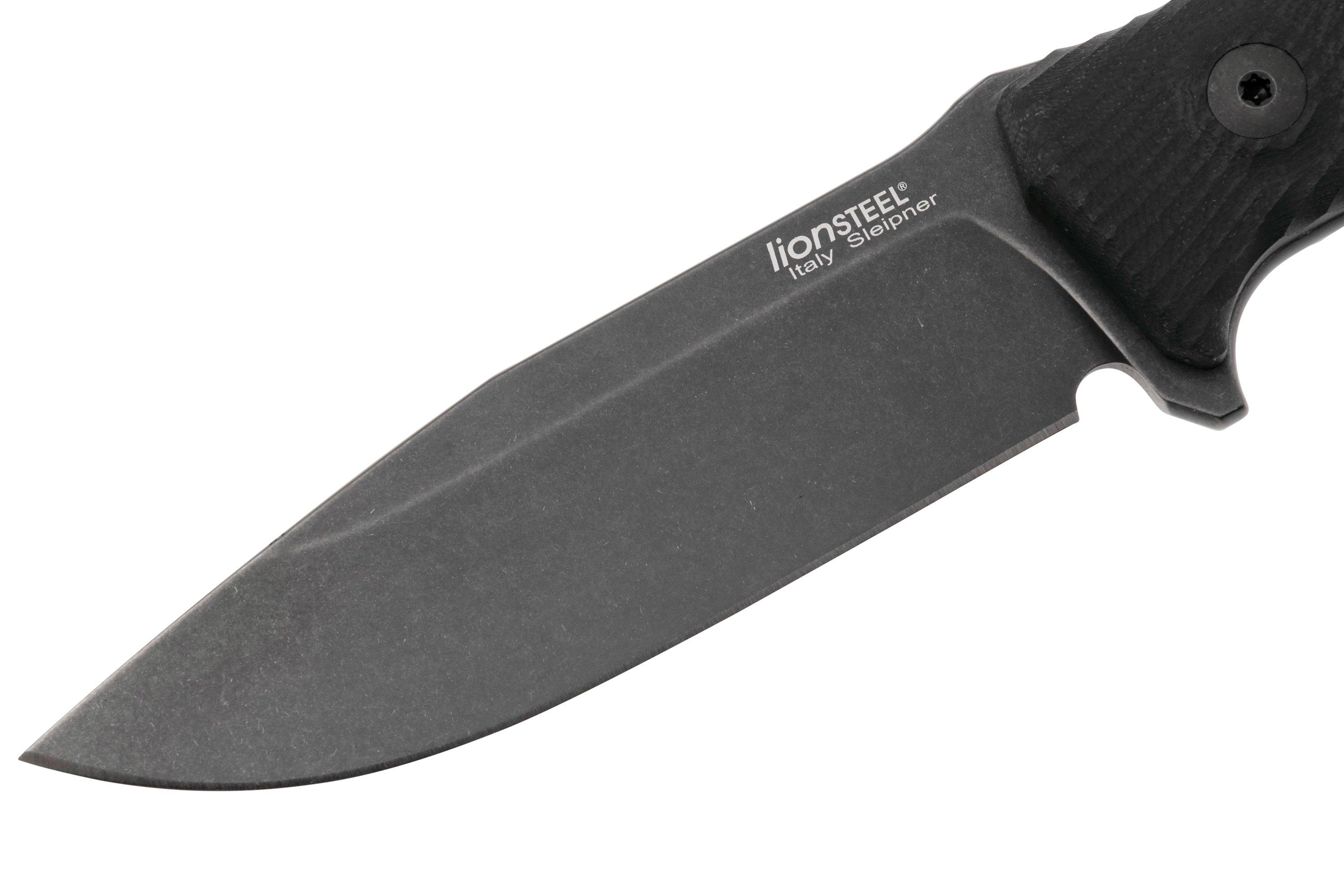 LionSteel M5B-G10 Sleipner blade, PVD-coating, G10 handle ...