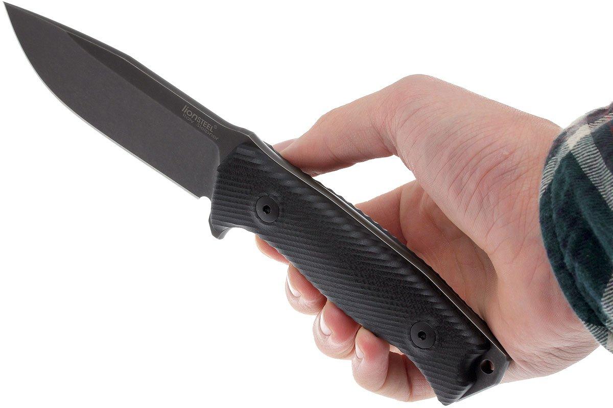 LionSteel M5B-G10 Sleipner blade, PVD-coating, G10 handle ...