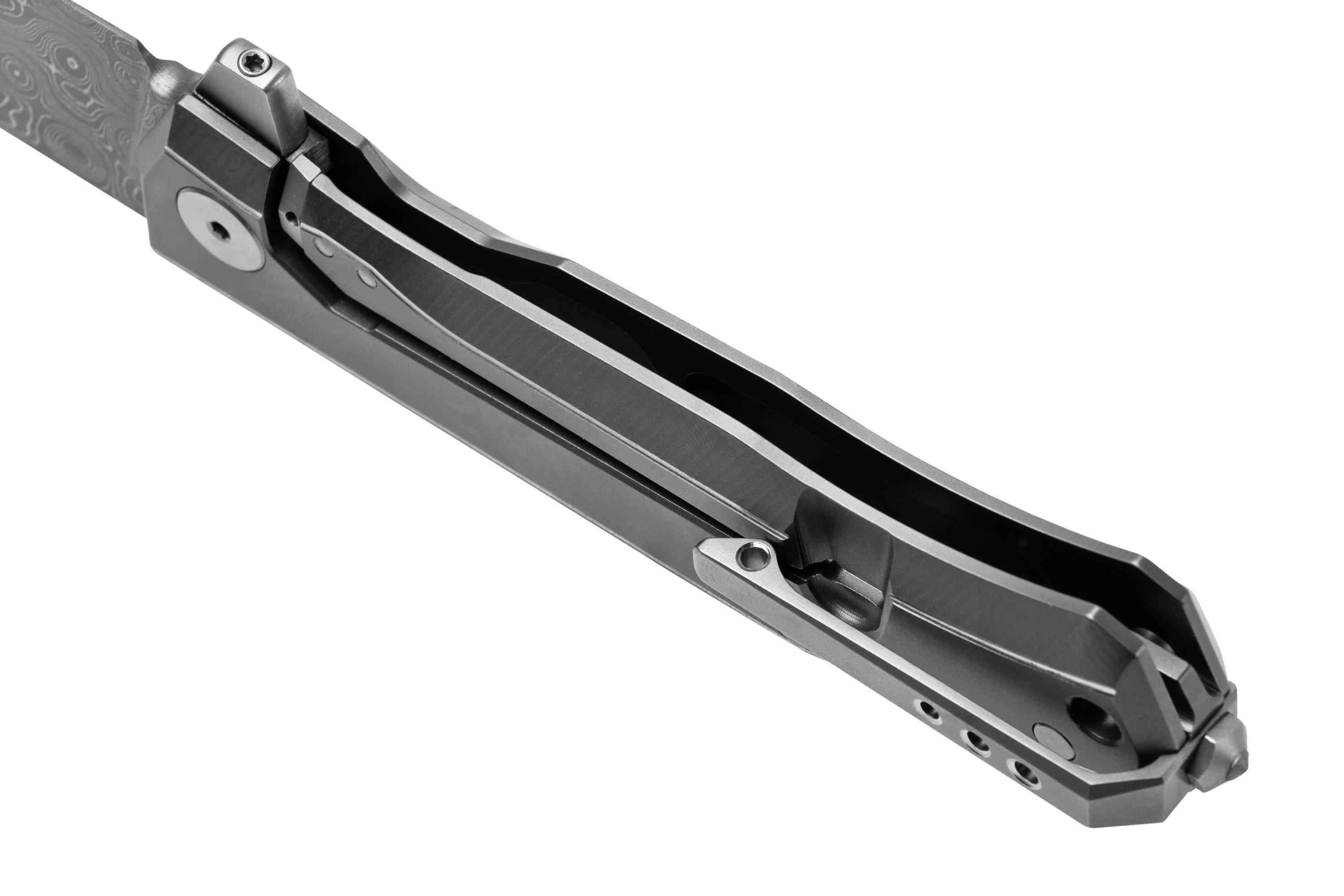 LionSteel Myto Damascus, Titan grau MT01D-GY Taschenmesser, Molletta ...