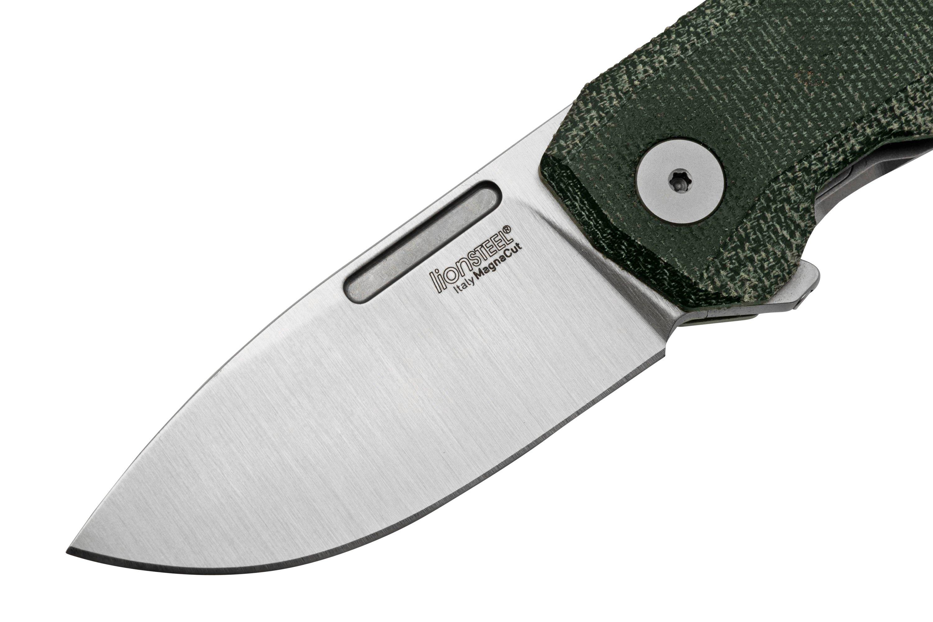 LionSteel NANO Frame lock, LionSteel Nano NA01-CVB Frame Lock, Magnacut ...
