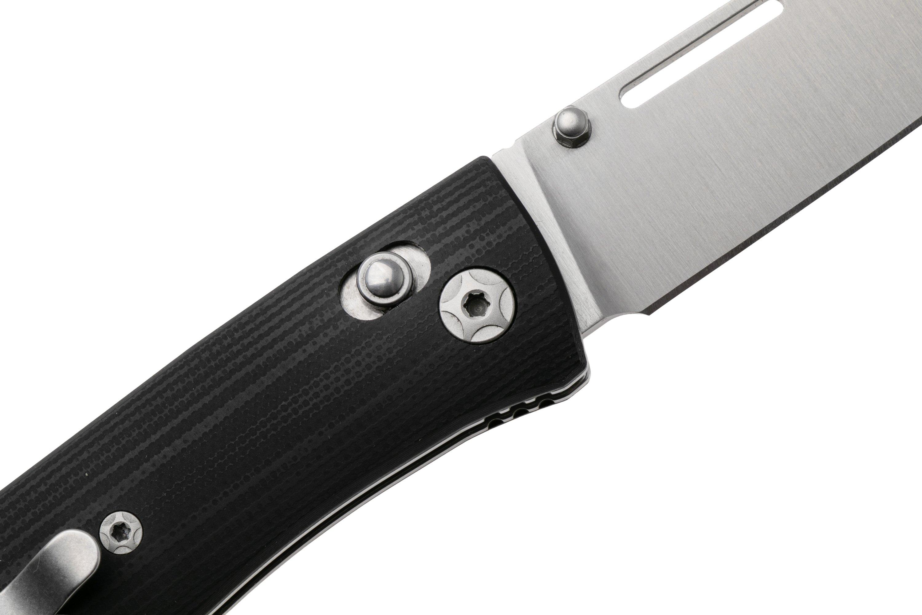 LionSteel NiNi NN1 GBK M390 Satin, Full Black G10, pocket knife, Gianni ...