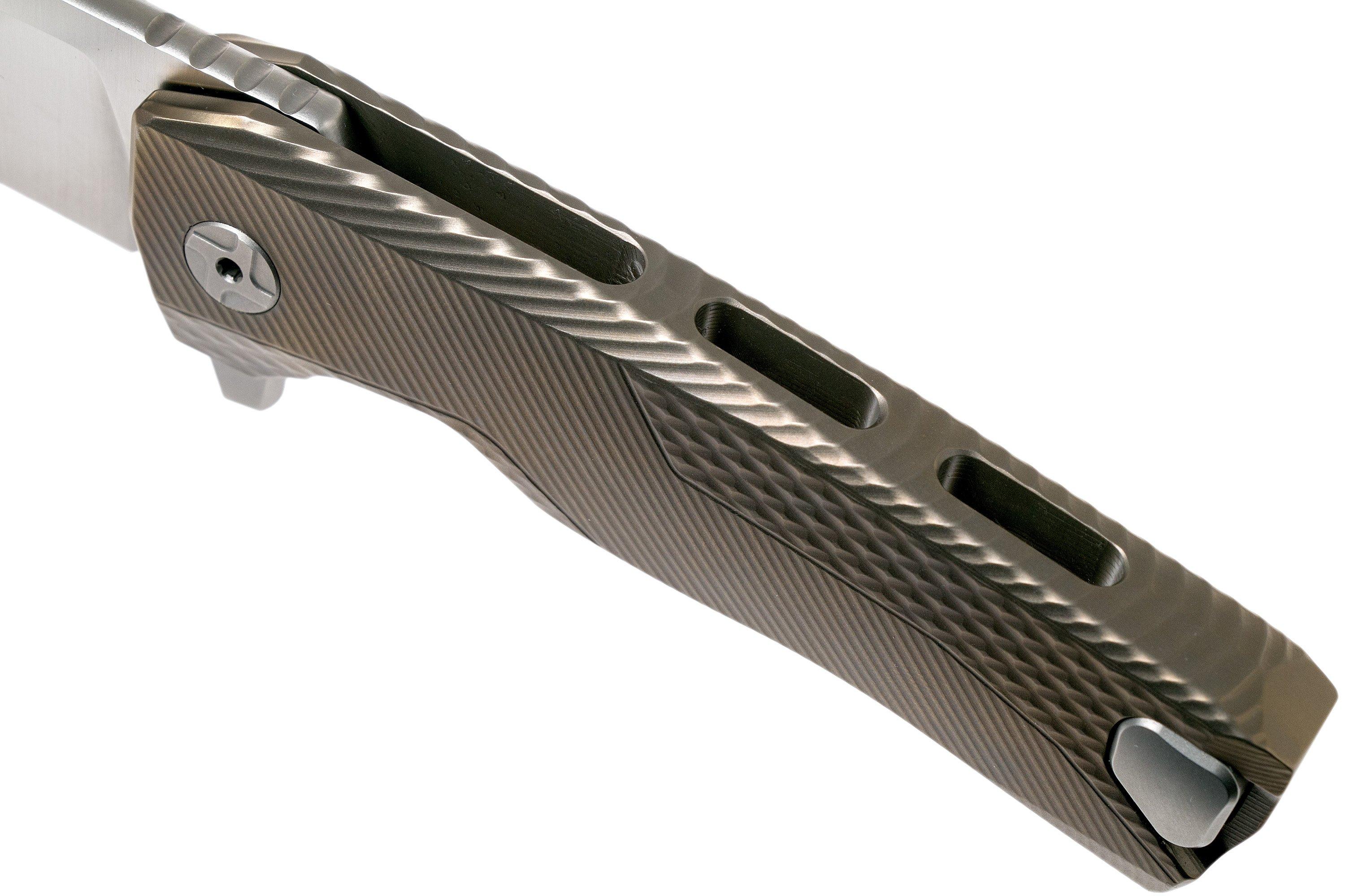LionSteel ROK Bronze Titanium ROK B pocket knife | Advantageously ...