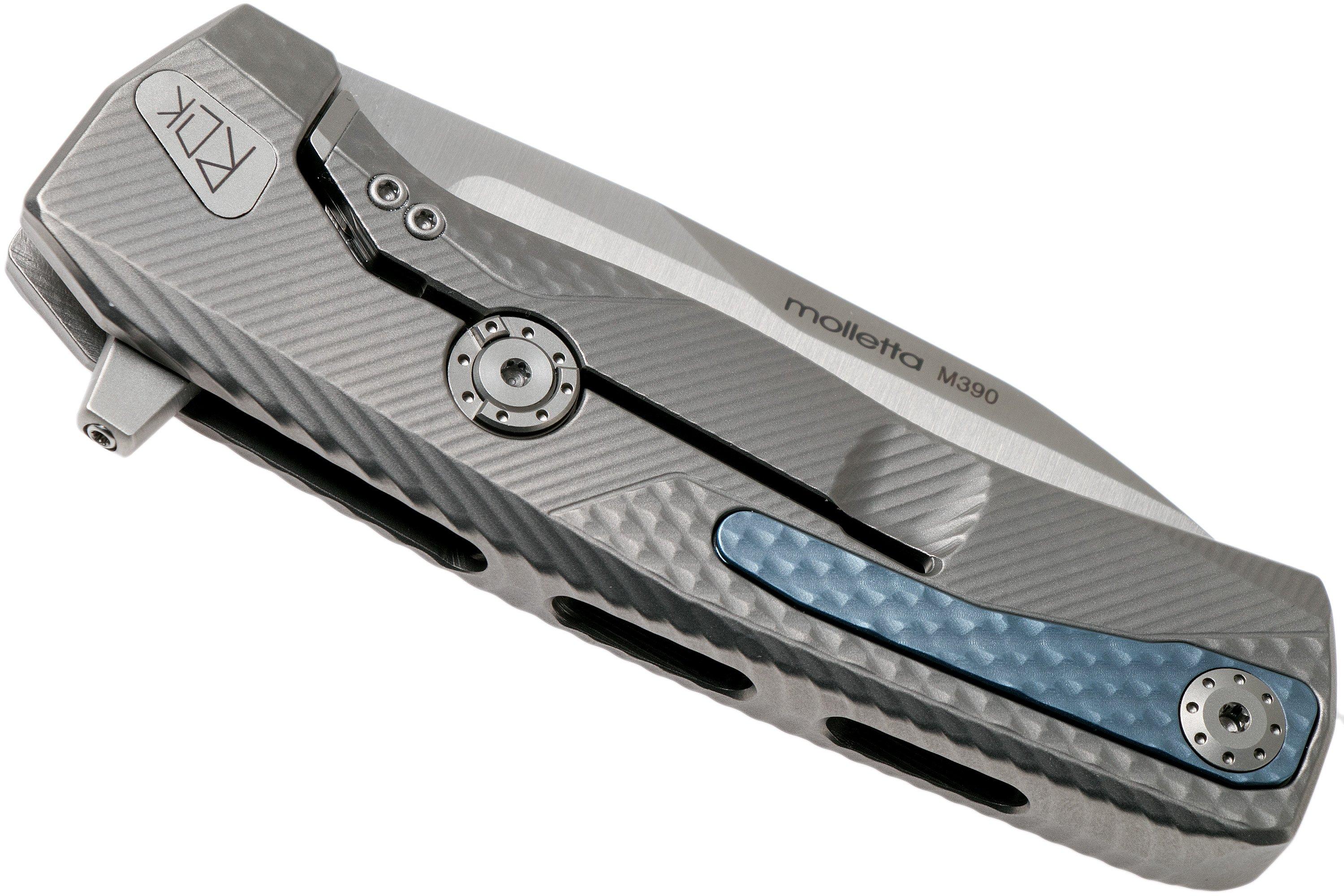 LionSteel ROK Grey Titanium ROK G pocket knife | Advantageously ...