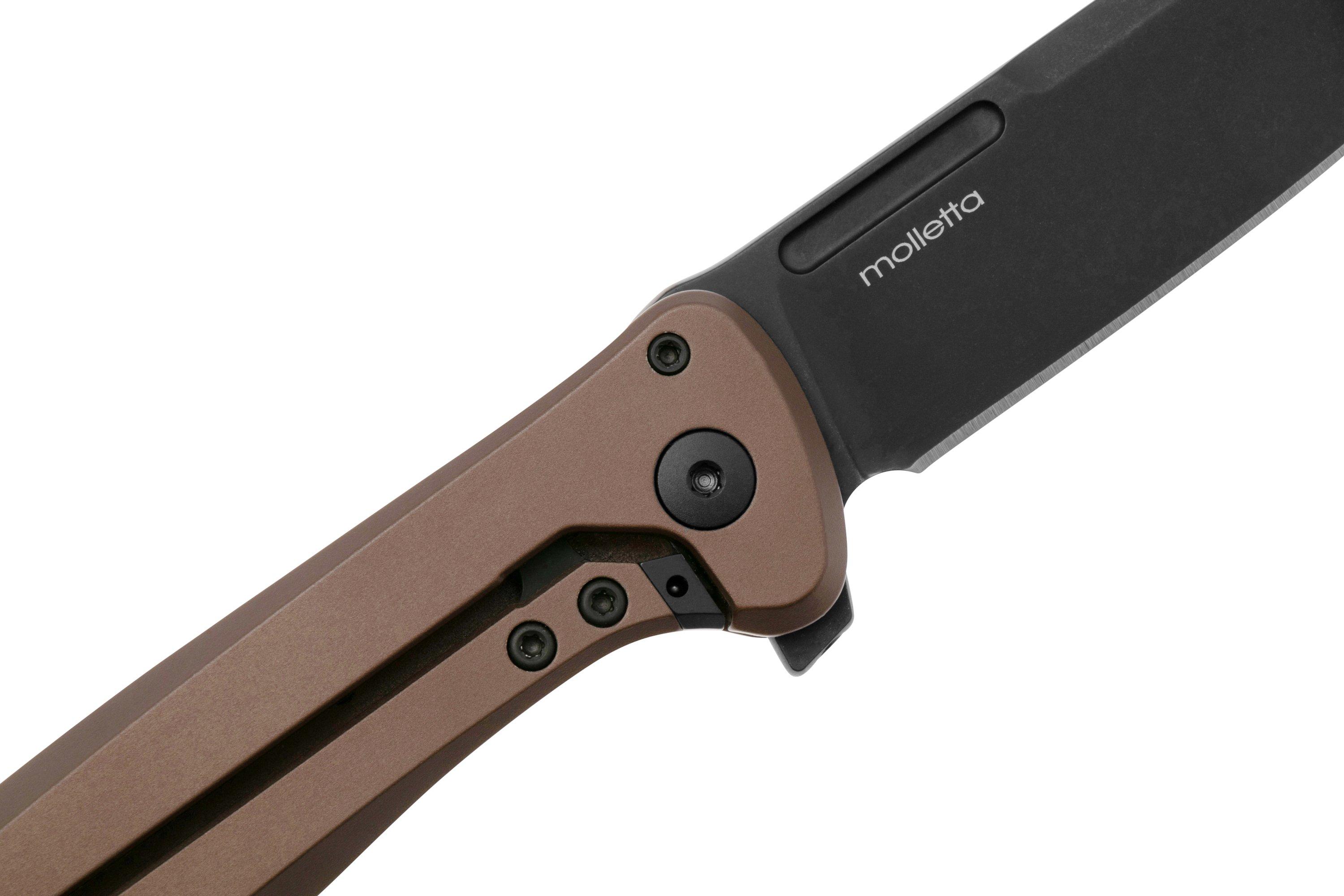 LionSteel Skinny Solid SK01A EB Earth Aluminium Natural Canvas Micarta ...