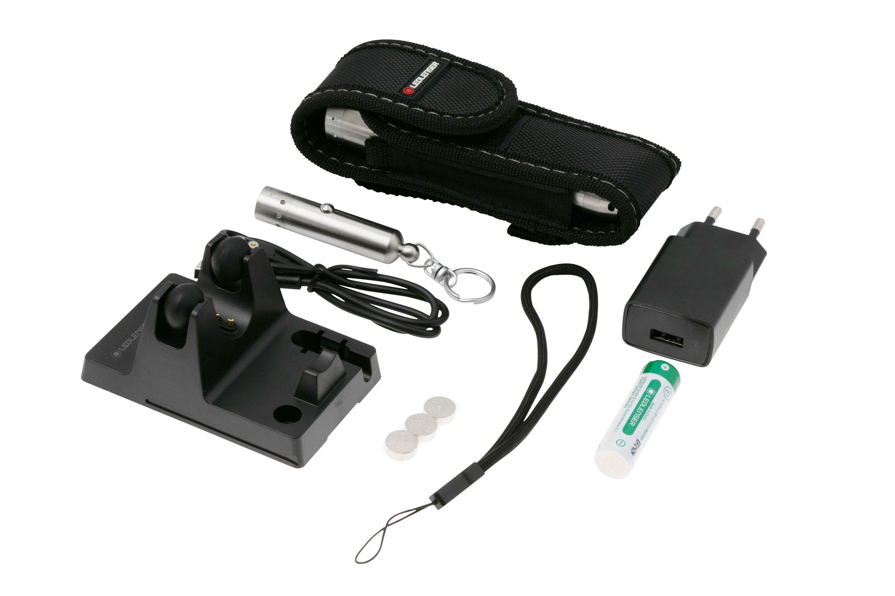 Ledlenser P5R Core + V8, Stainless Steel, Limited Edition, flashlight ...