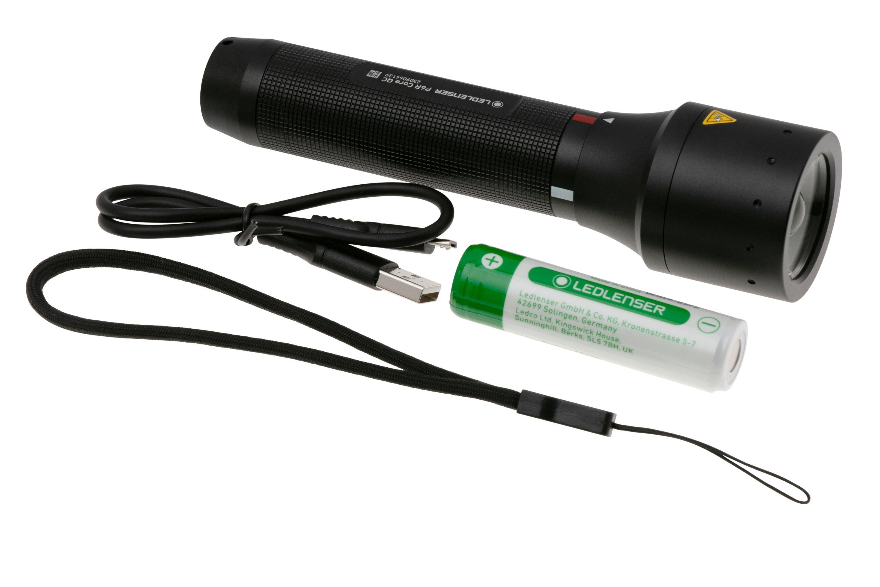 Ledlenser P6R Core QC Multicolor, 270 lumens, rechargeable flashlight ...