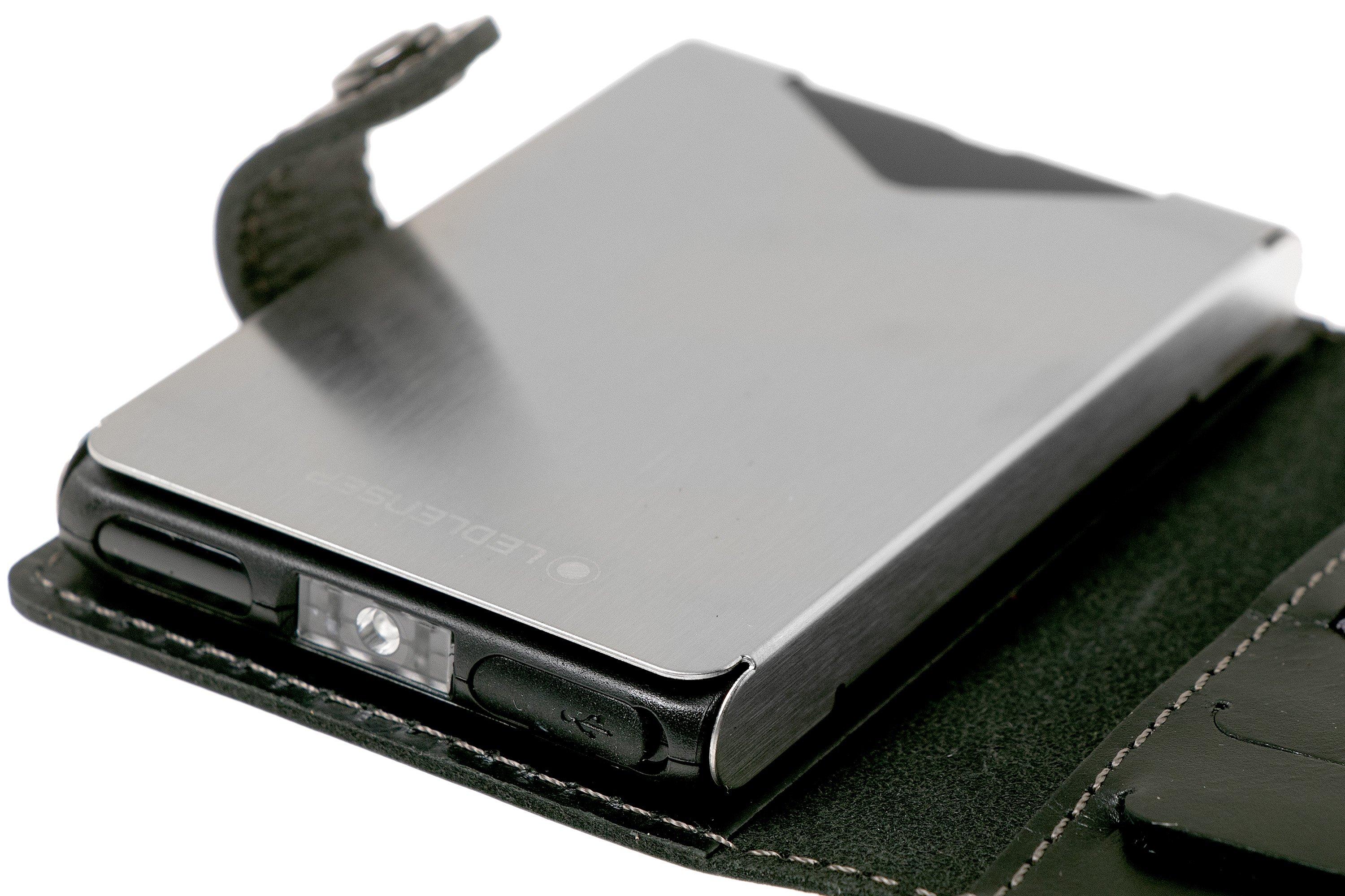 Ledlenser Lite Wallet, Vintage Black, wallet with LED flashlight, 150 ...