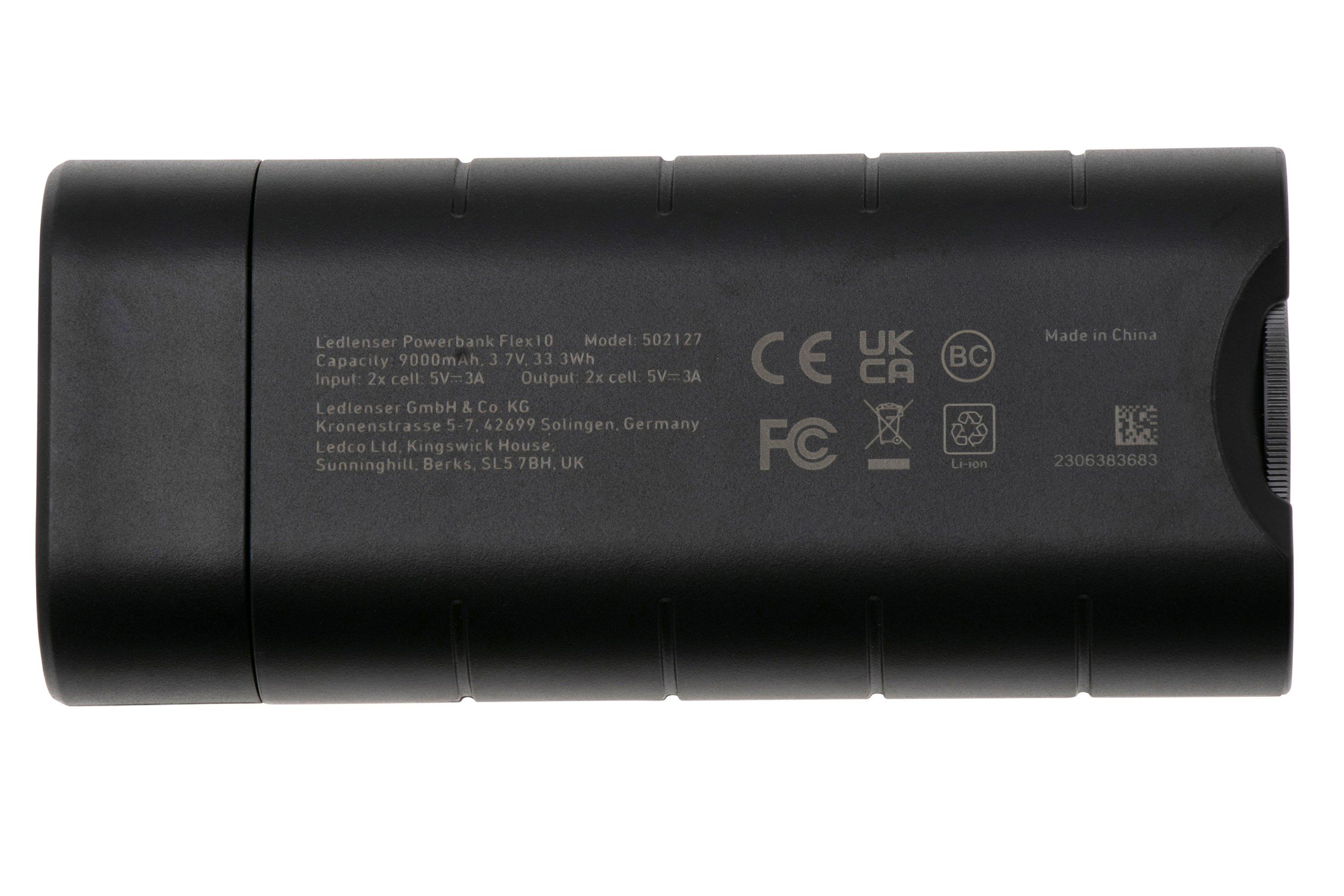 Ledlenser Flex 10 Power bank with rechargeable batteries, 9000 mAh ...