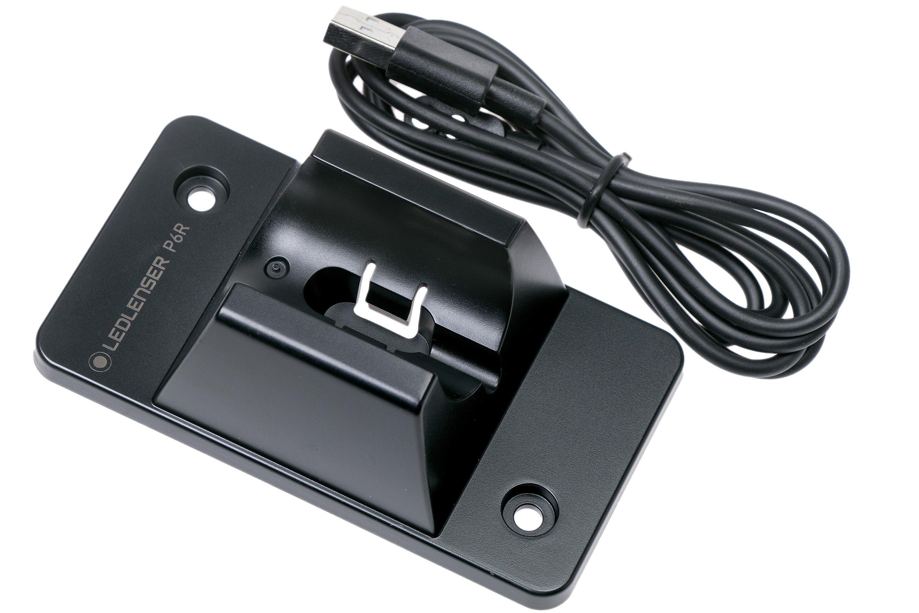 Ledlenser Wall Mount Type A with magnetic charging cable for the P6R ...