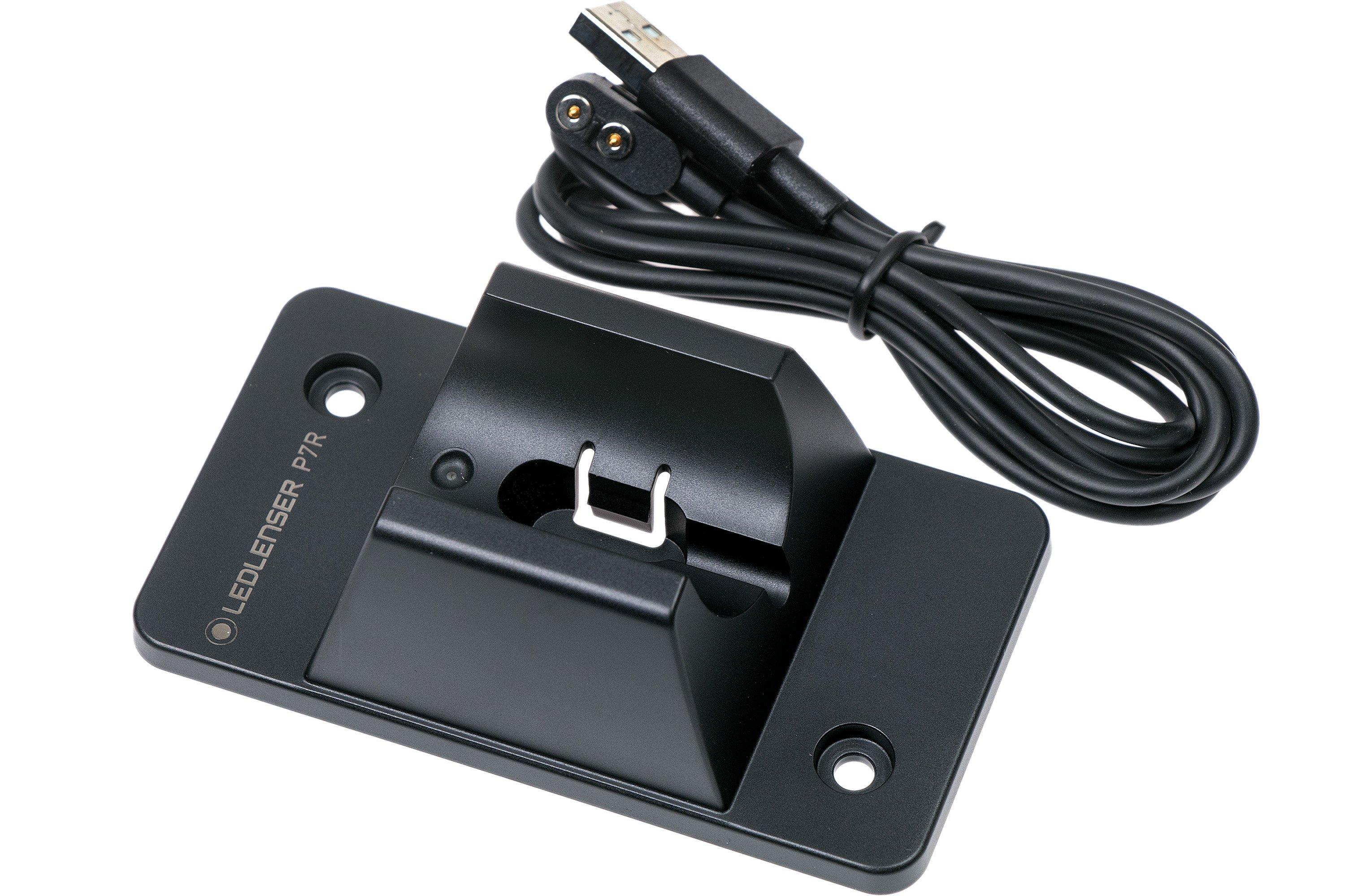 Ledlenser Wall Mount Type B with magnetic charging cable for the P7R ...