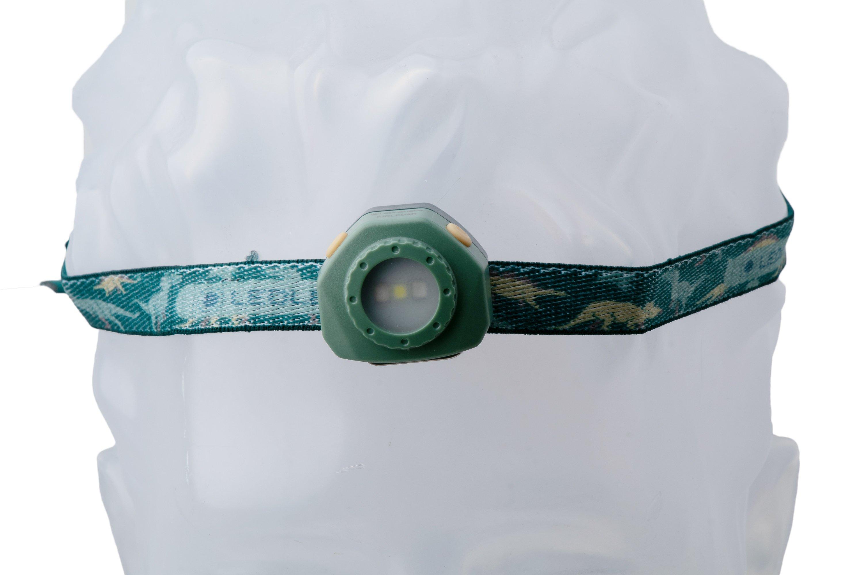 Ledlenser KIDLED4R Green, rechargeable head torch for children, 40 ...