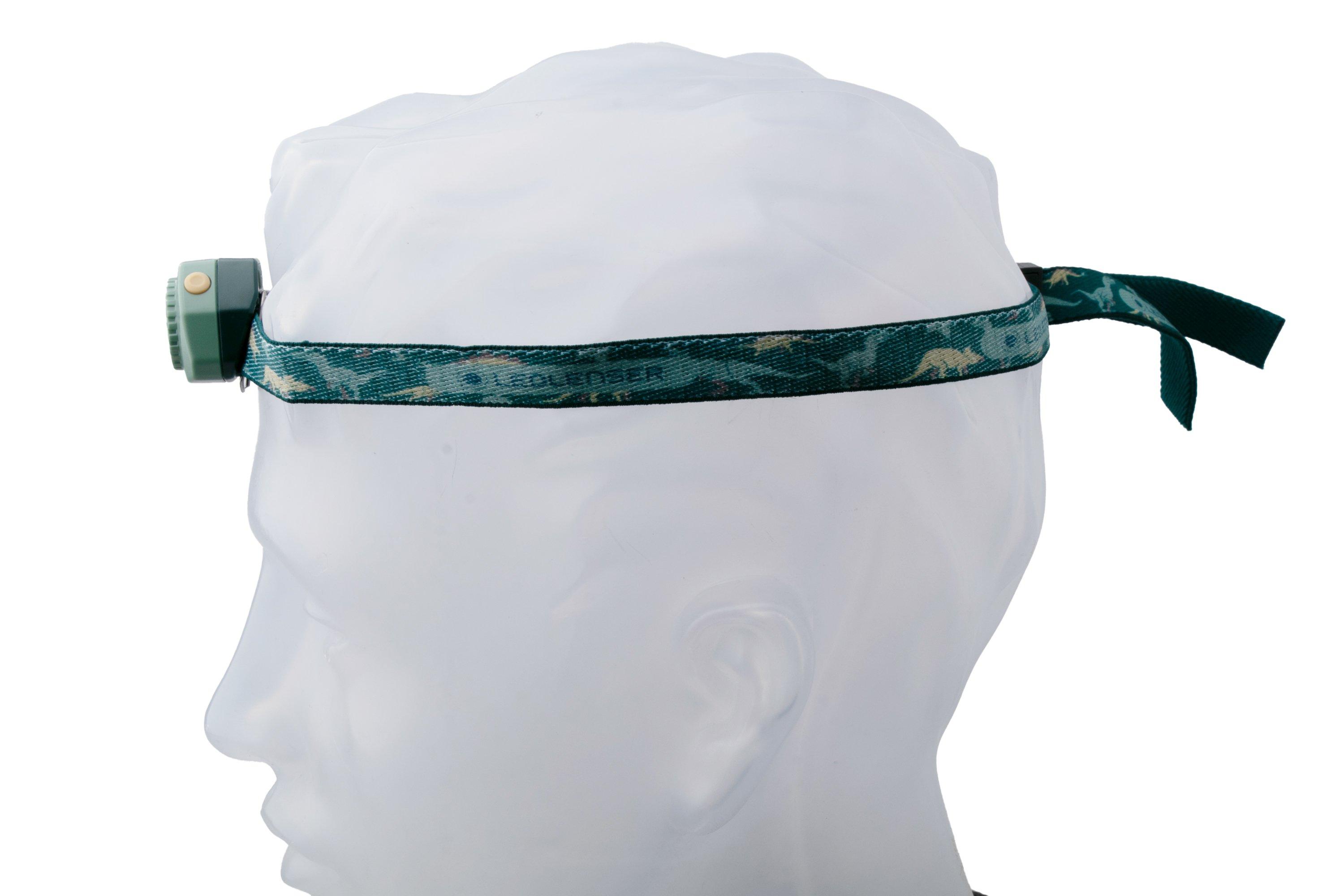 Ledlenser KIDLED4R Green, rechargeable head torch for children, 40 ...