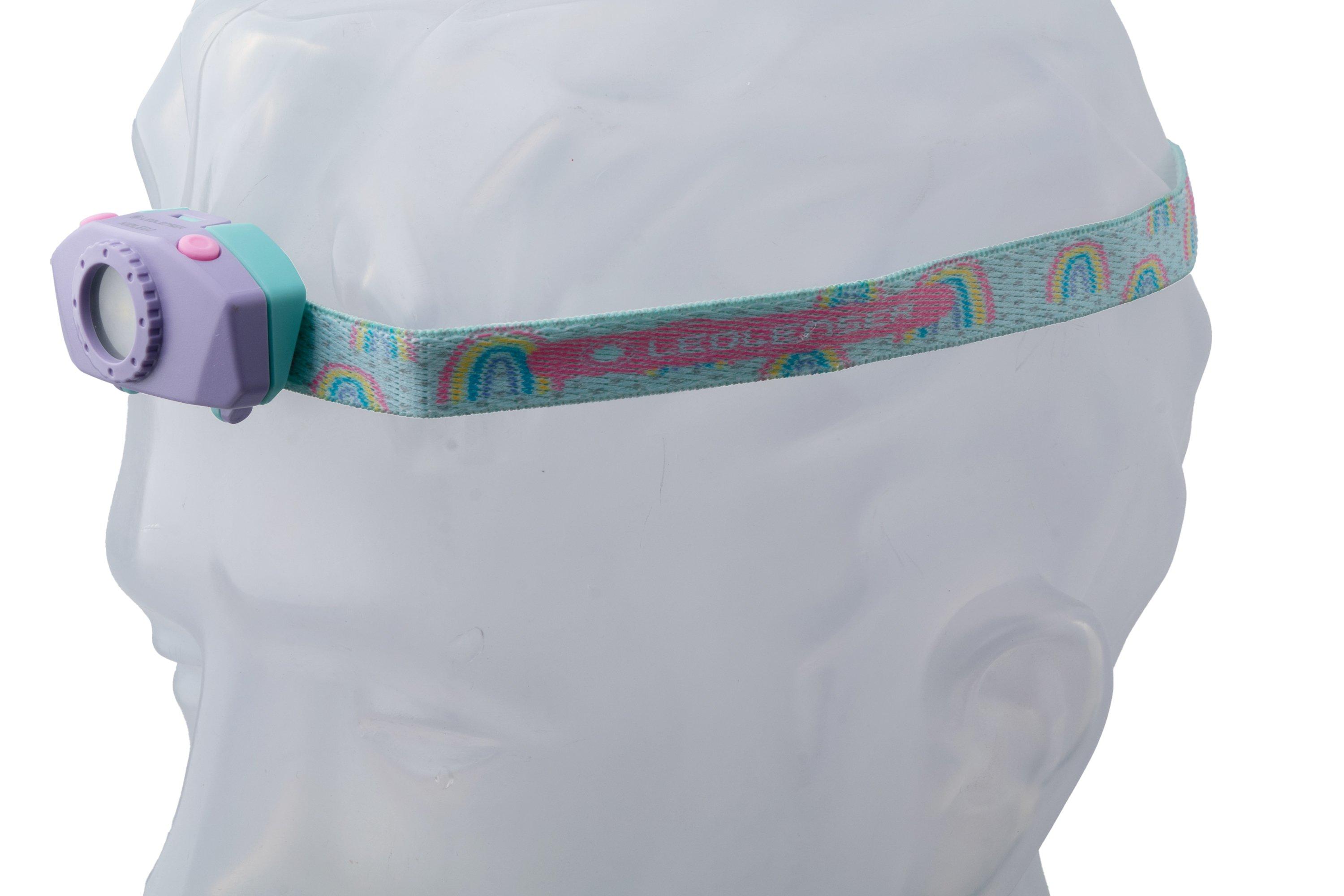 Ledlenser KIDLED2 Purple, head torch for children, 40 lumens ...