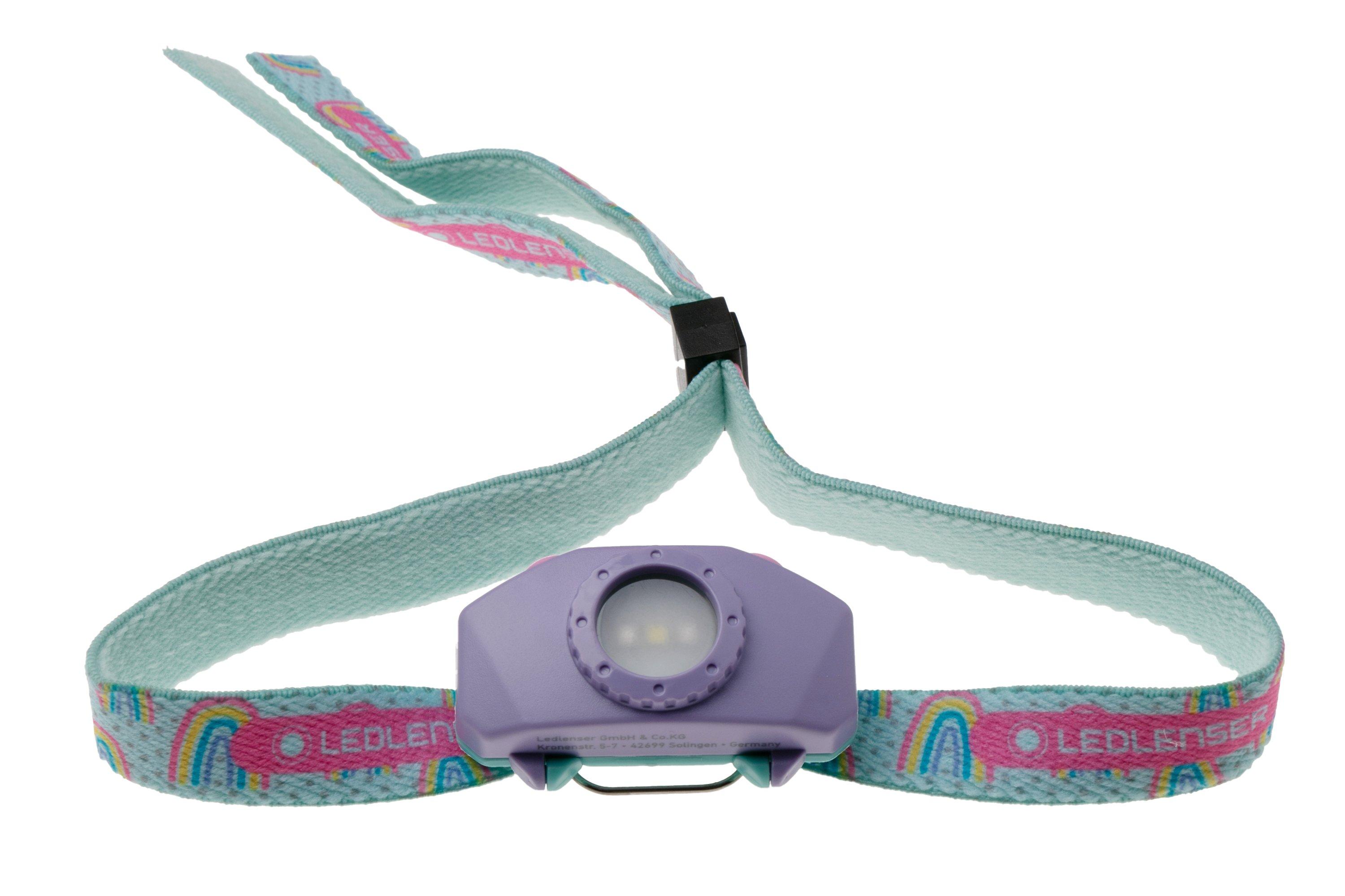 Ledlenser KIDLED2 Purple, head torch for children, 40 lumens ...