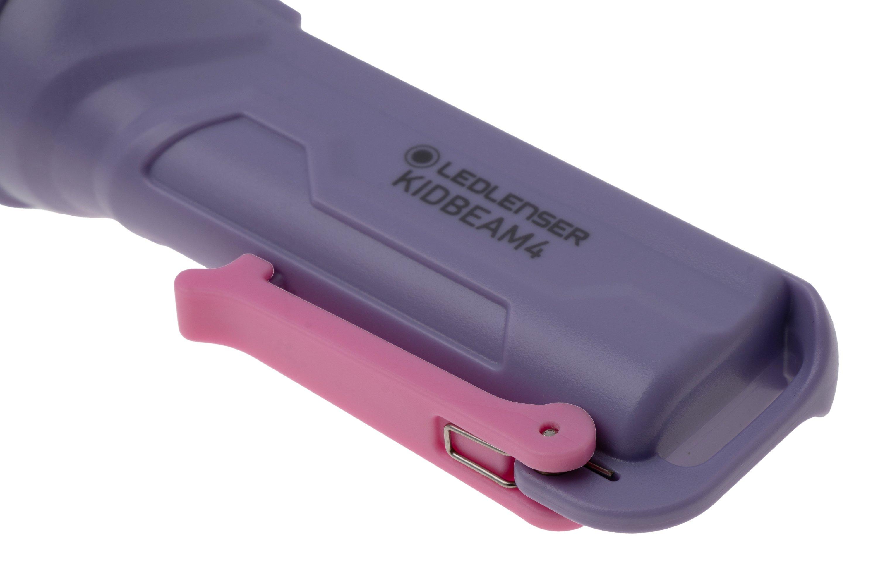 Ledlenser KIDBEAM4 Purple, flashlight for children, 70 lumens ...