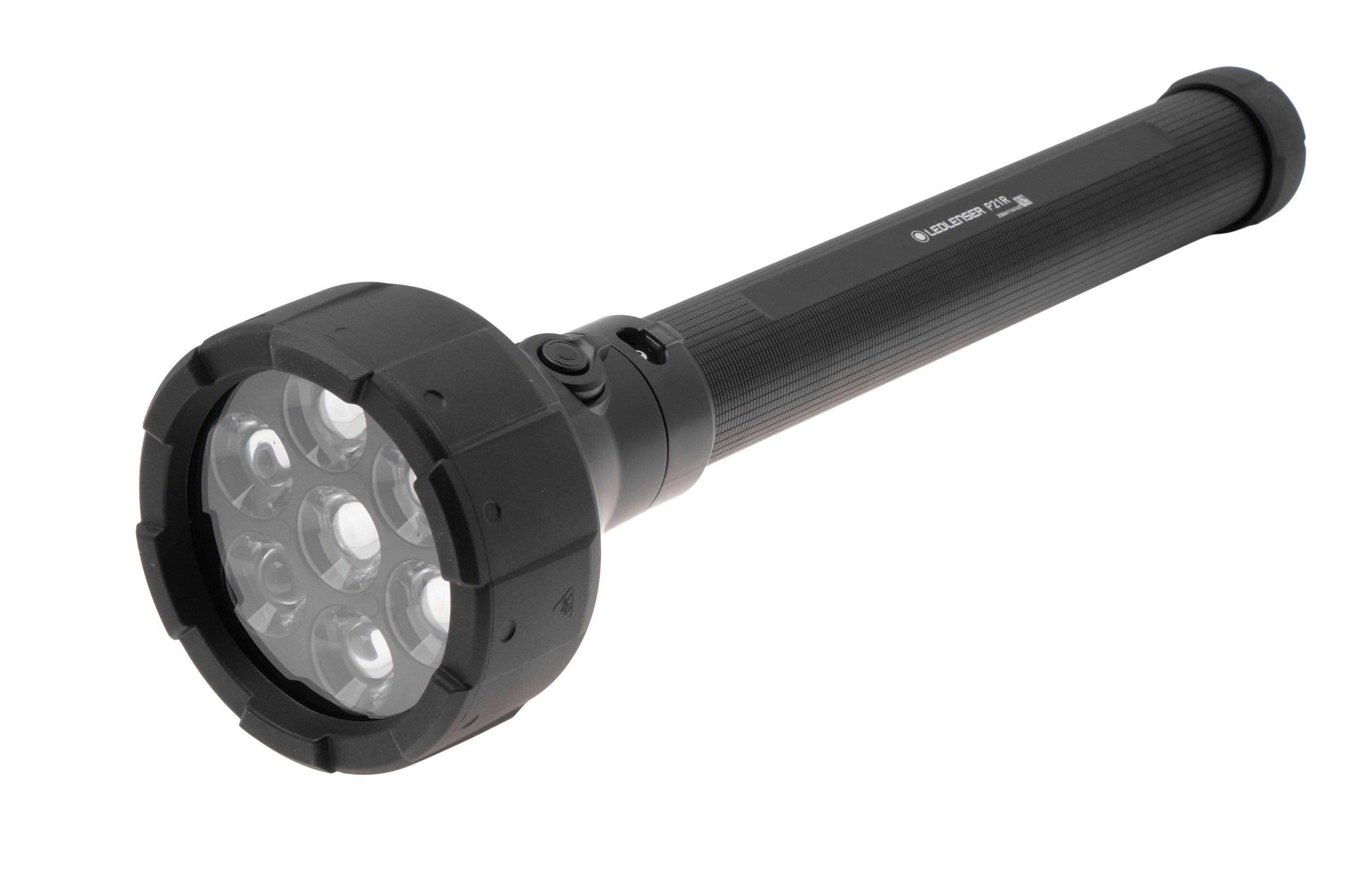 Ledlenser P21R rechargeable flashlight, 12000 lumens | Advantageously ...