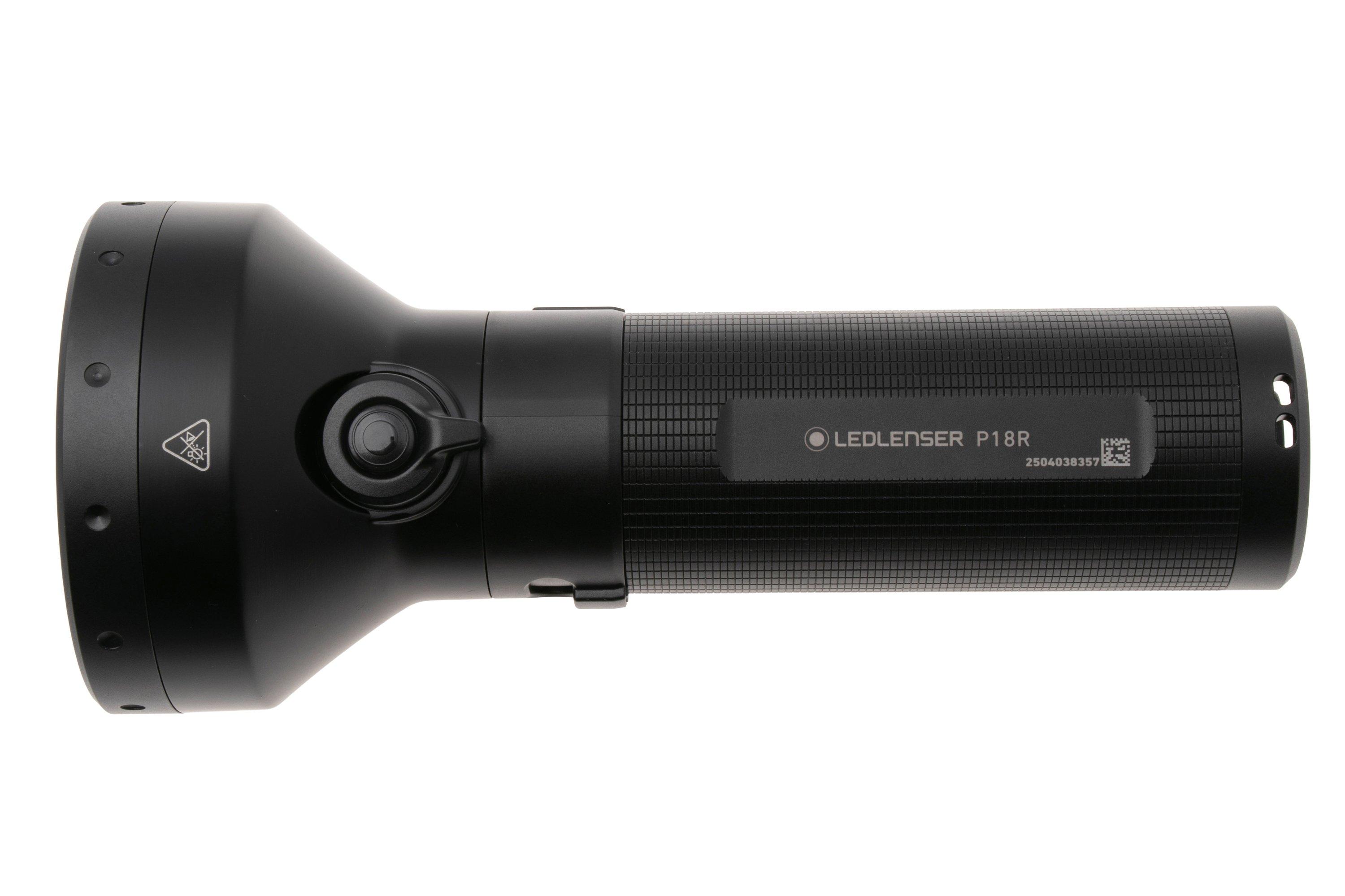 Ledlenser P18R rechargeable flashlight, 6500 lumens | Advantageously ...