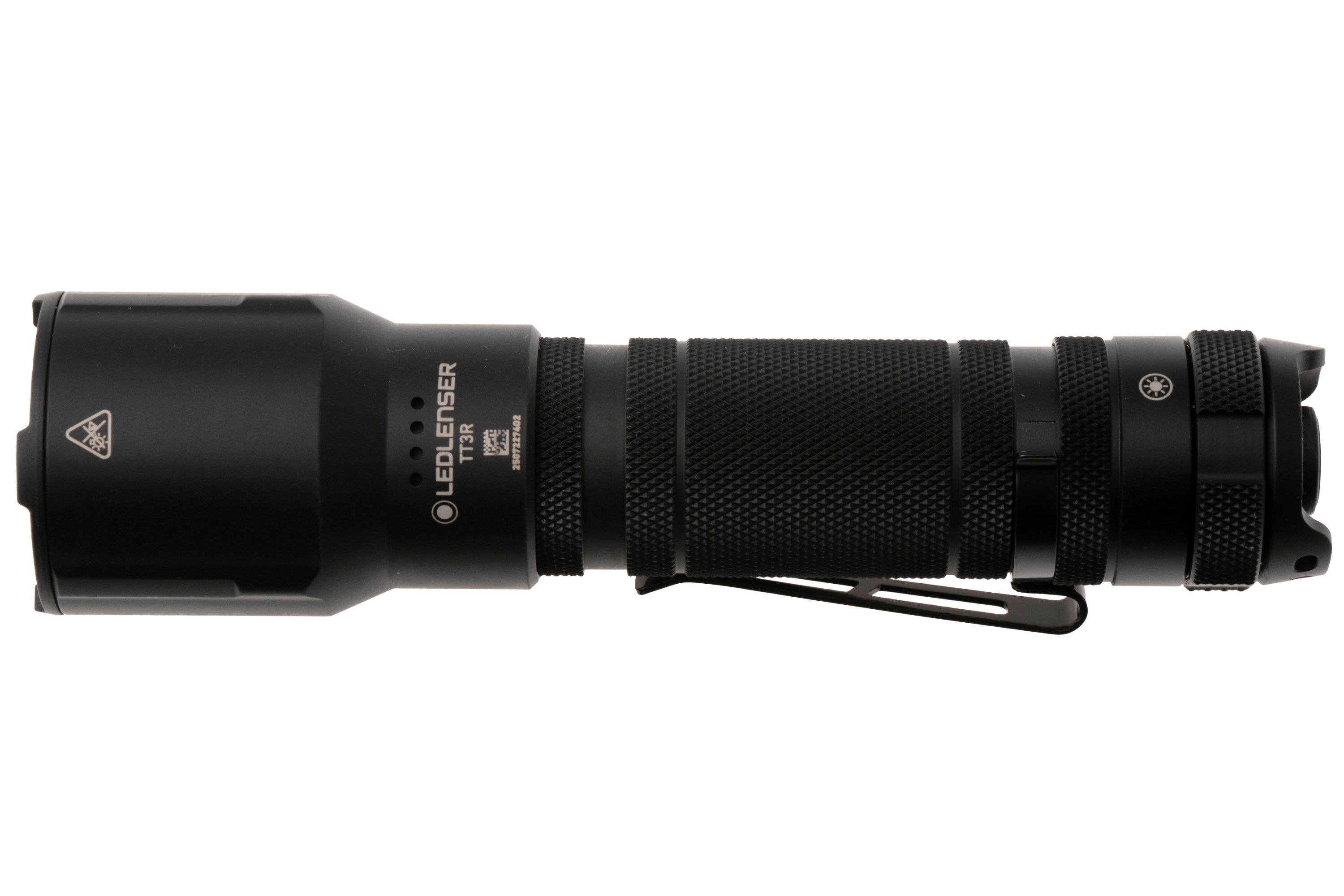 Ledlenser TT3R 503187 aufladbare taktische Taschenlampe, 1900 Lumen ...