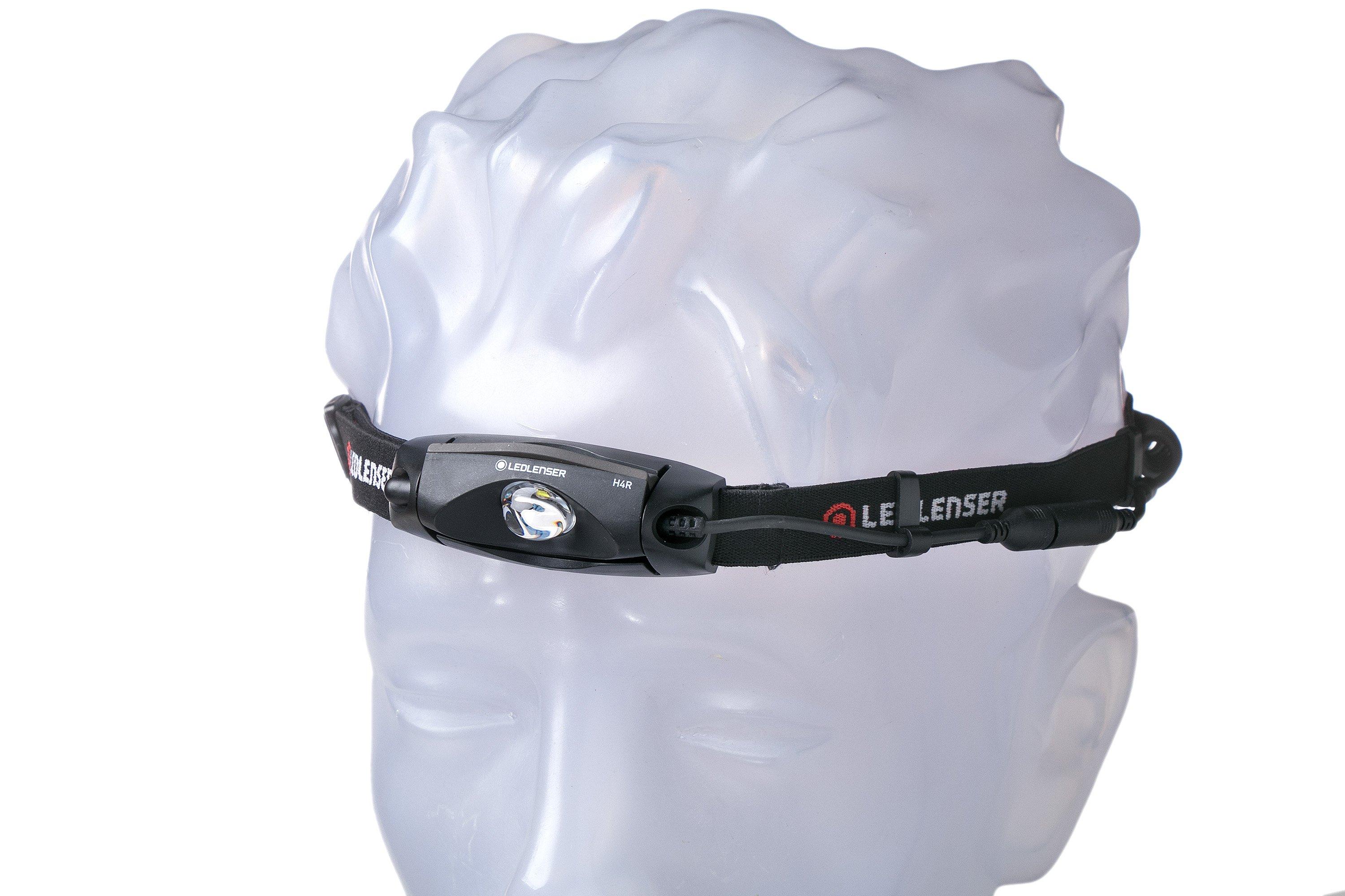 Ledlenser H4R oplaadbare hoofdlamp met rood licht achter | Voordelig ...