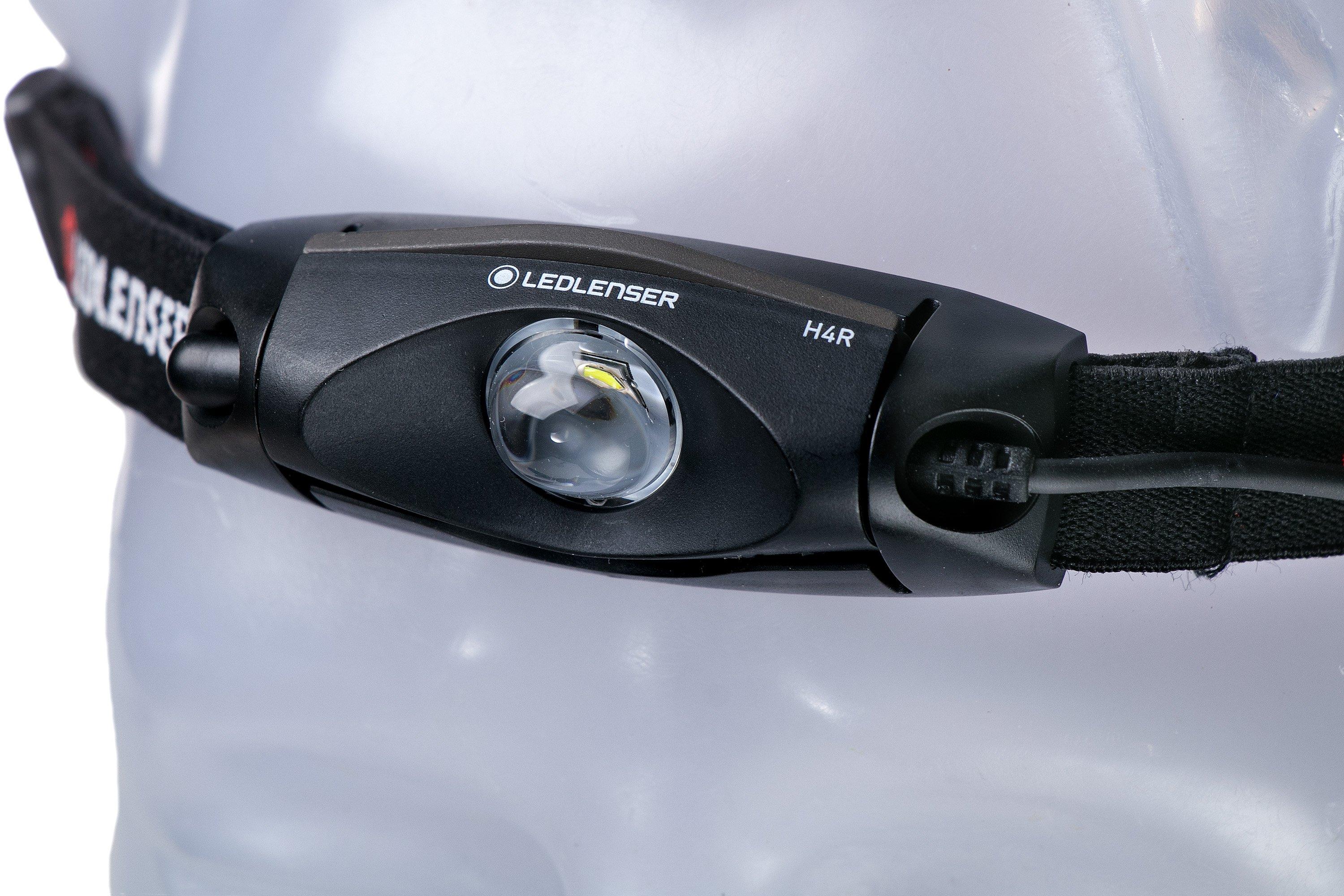 Ledlenser H4R oplaadbare hoofdlamp met rood licht achter | Voordelig ...