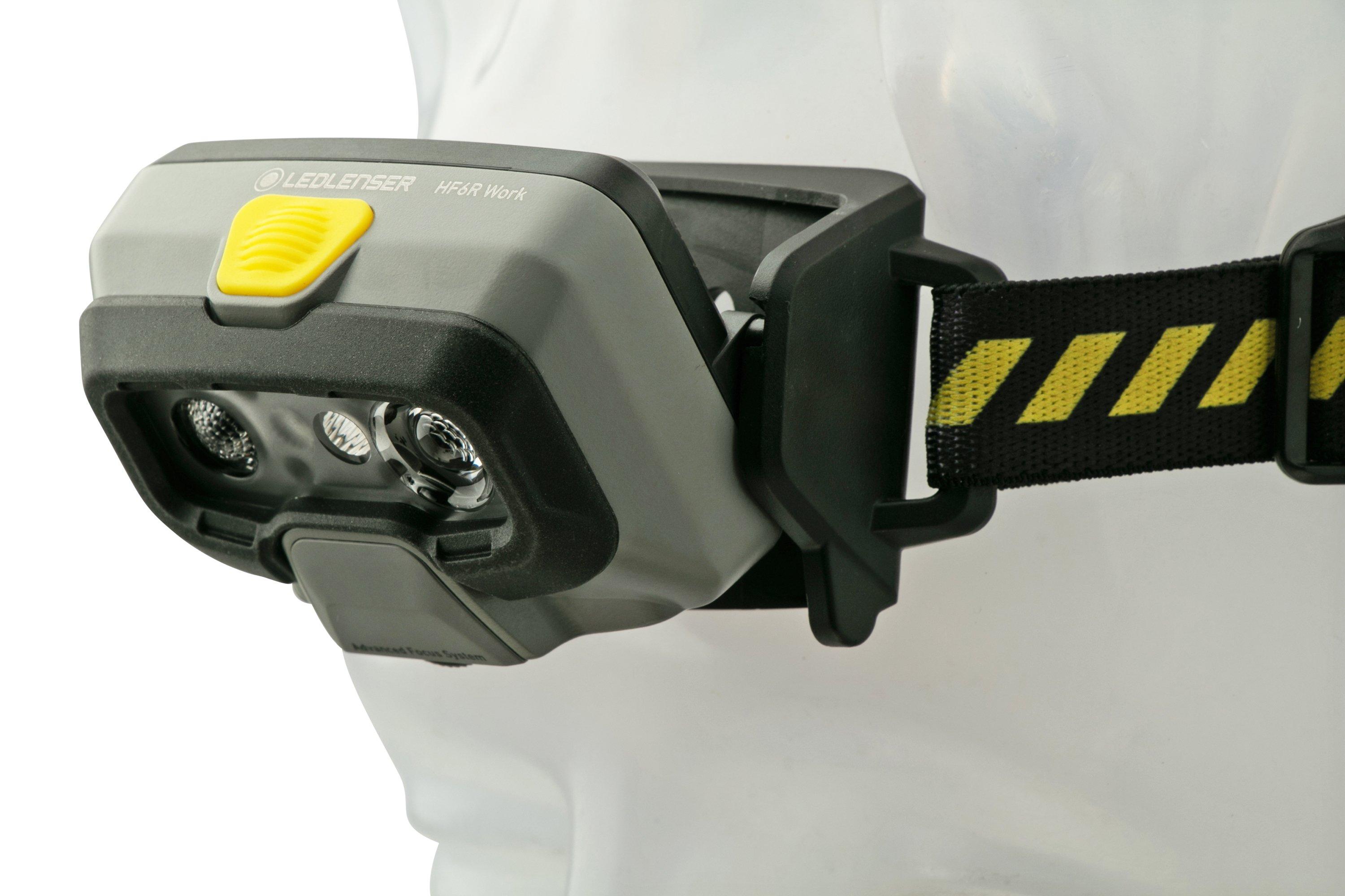 Ledlenser HF6R Work linterna frontal recargable, gris, 800 lúmenes ...