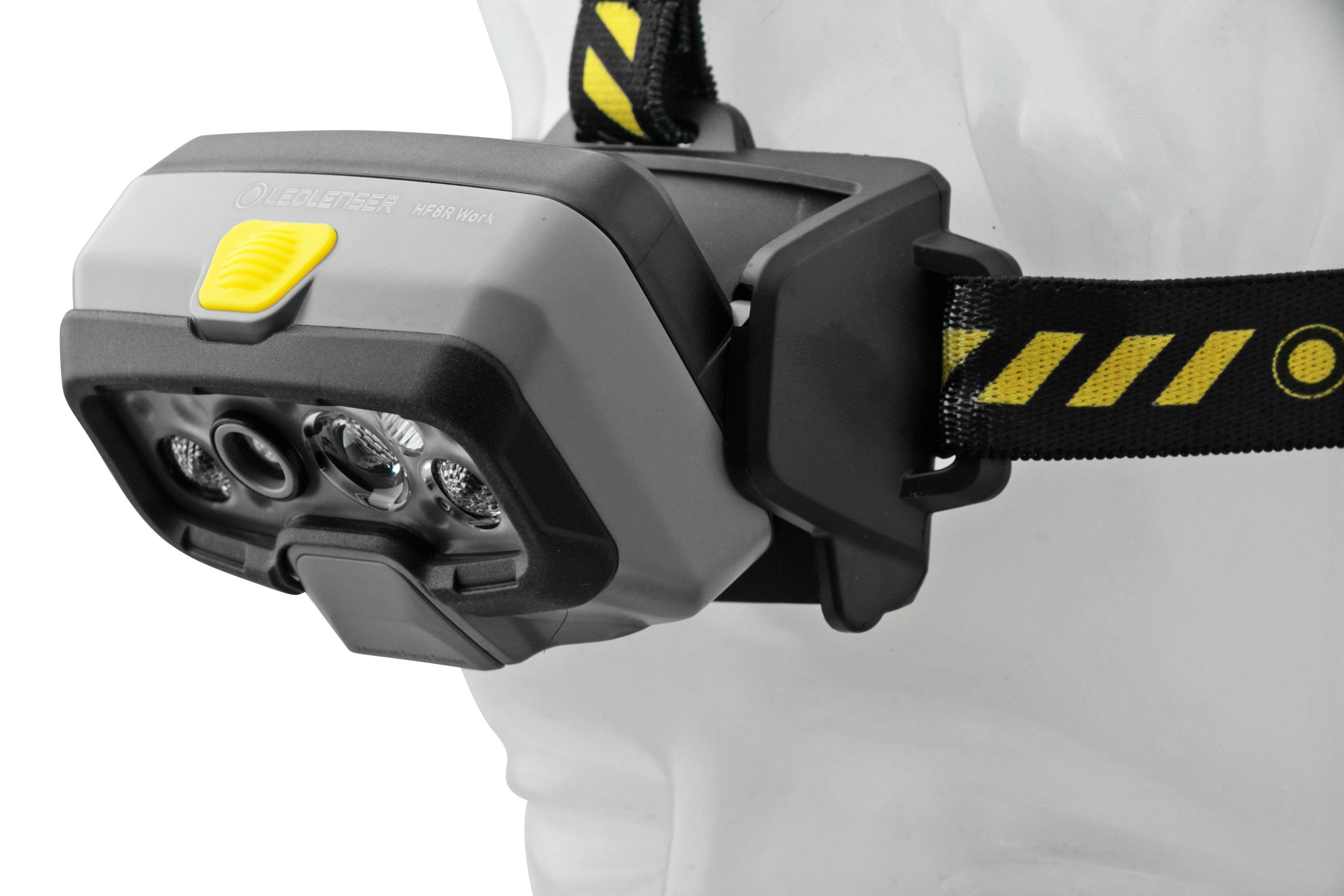 Ledlenser HF8R Work oplaadbare hoofdlamp met bluetooth, grijs, 1600 ...