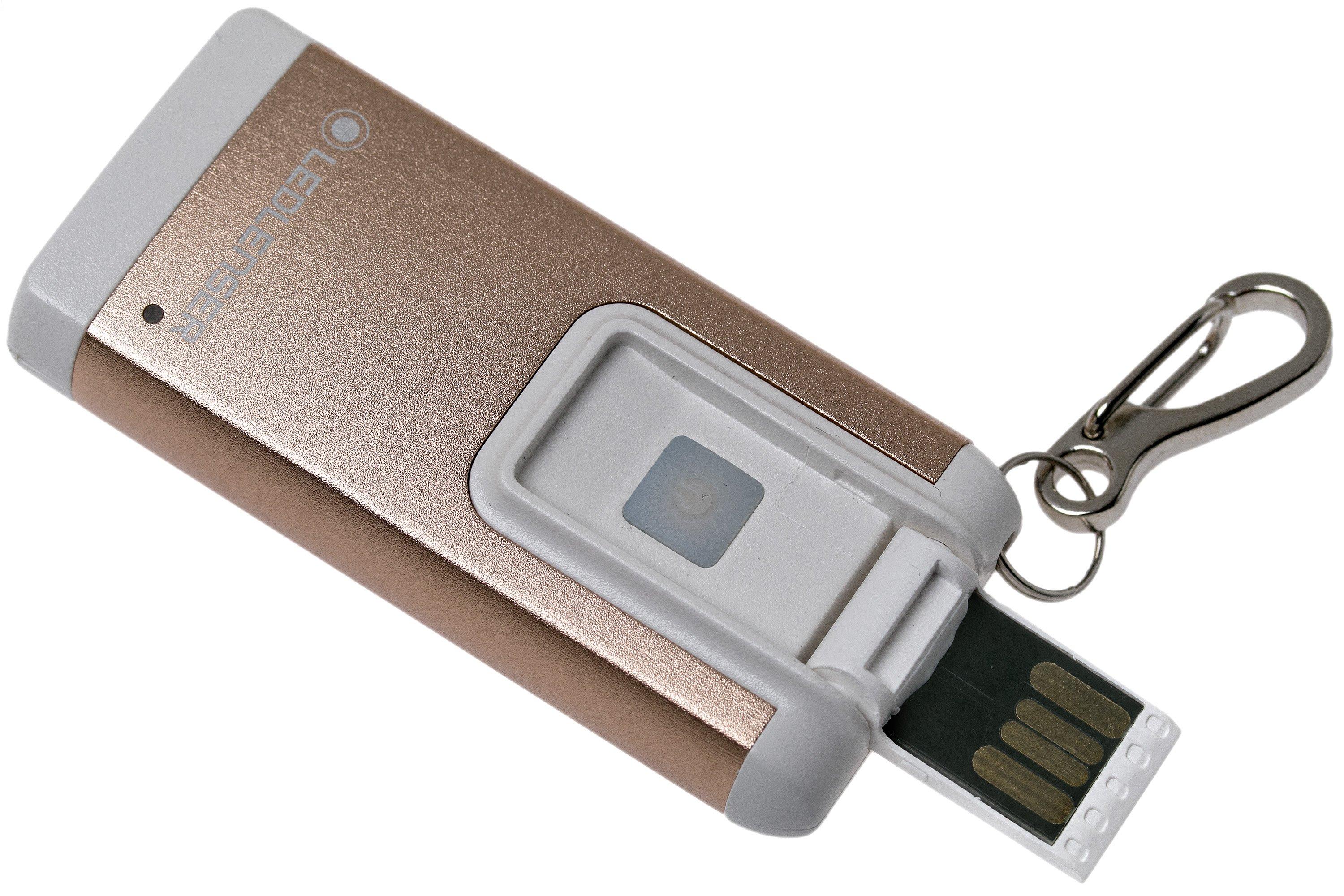 Ledlenser K6R rechargeable keychain flashlight, rose | Advantageously ...