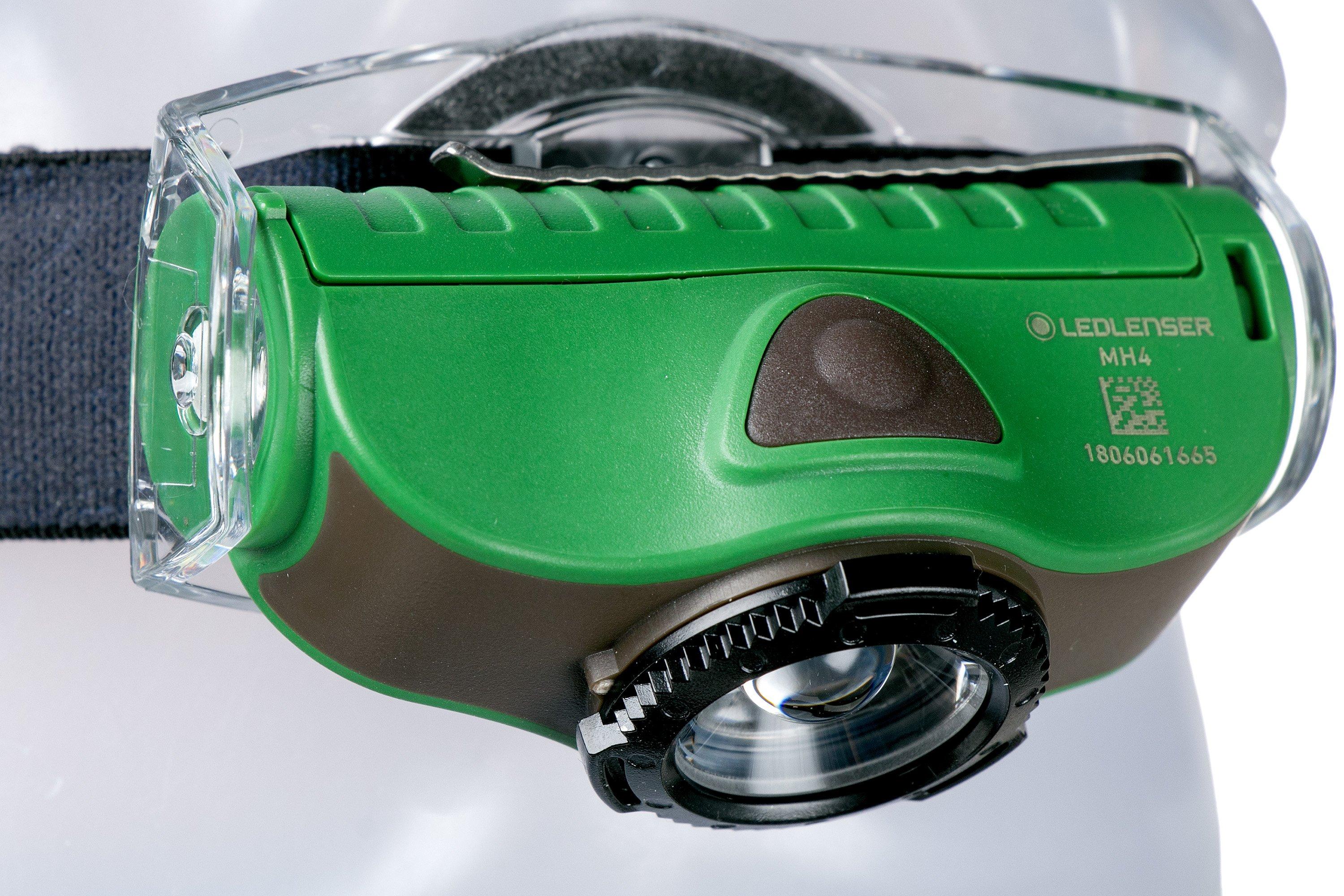 LedLenser MH4 hoofdlamp, groen | Voordelig kopen bij knivesandtools.nl