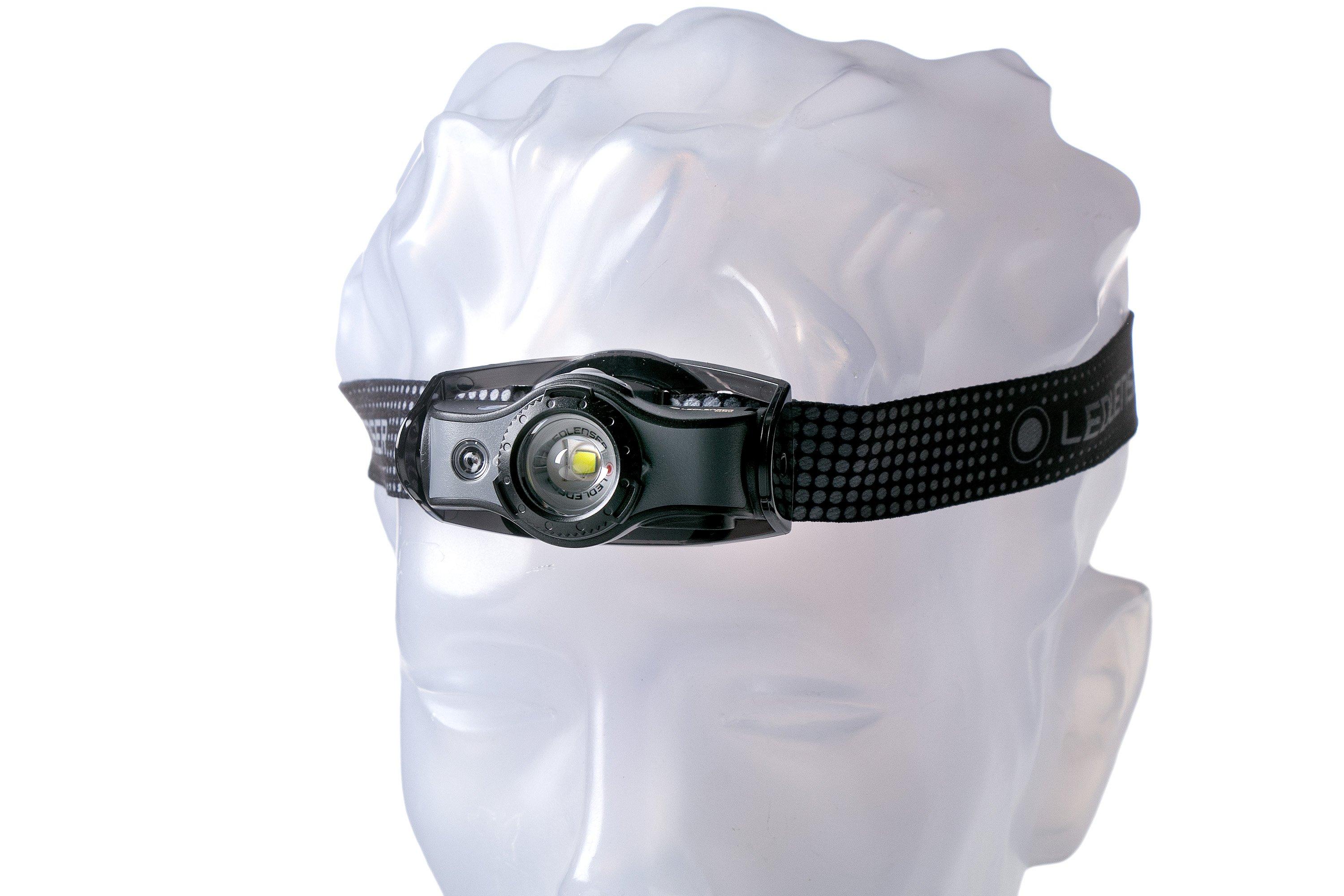Ledlenser MH5 rechargeable head torch, black and grey | Advantageously ...