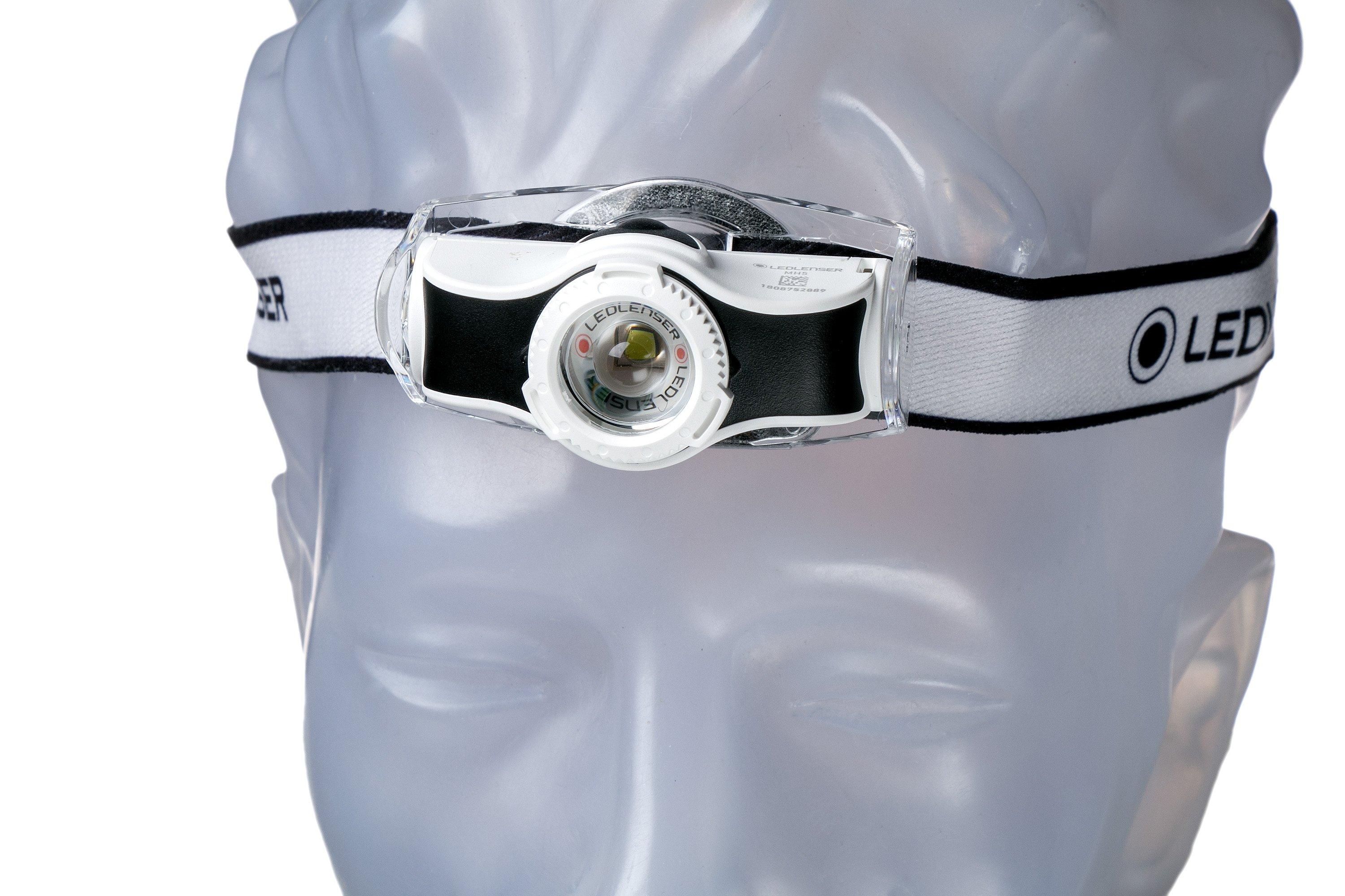 Ledlenser MH5 rechargeable head torch, black | Advantageously shopping ...