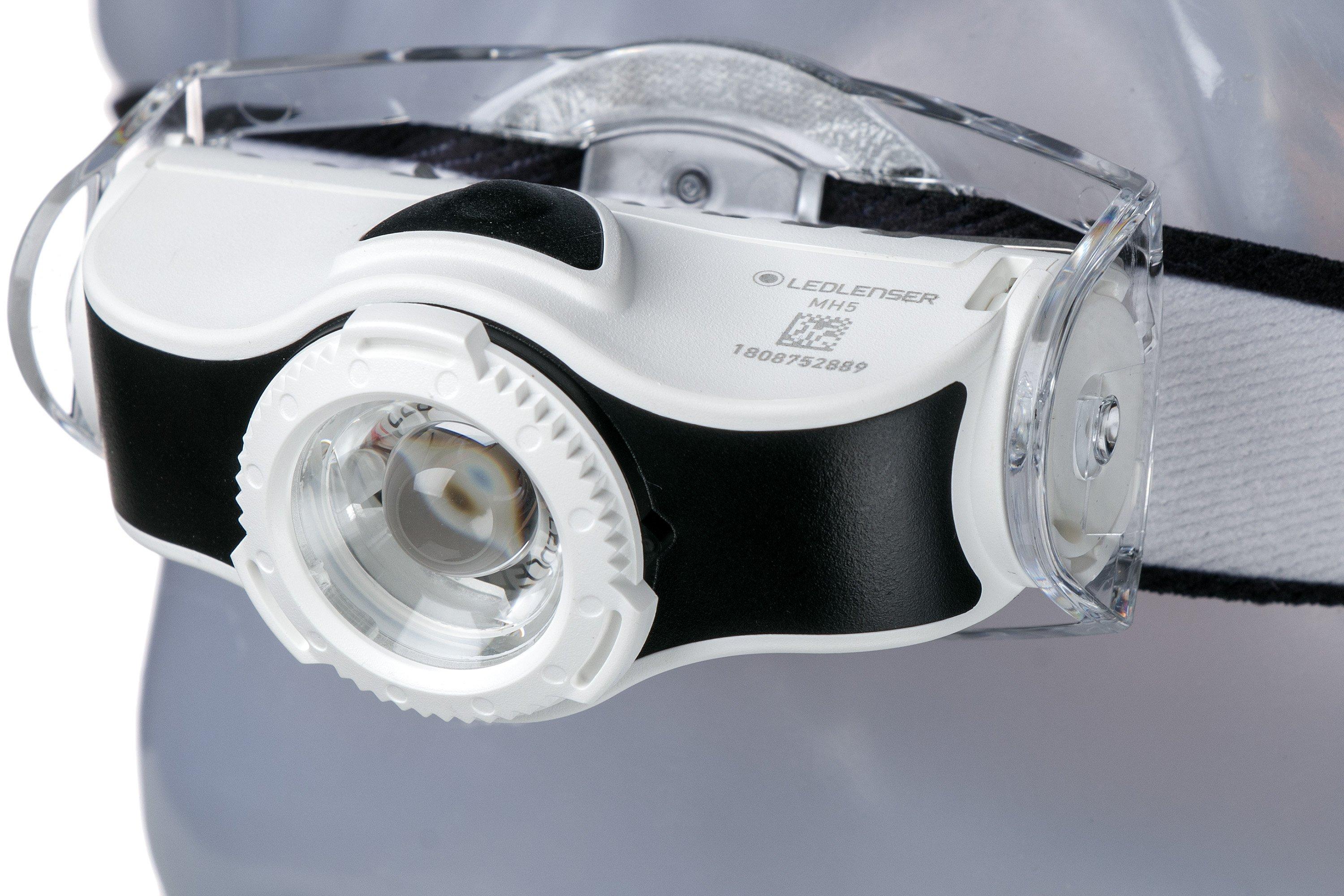 Ledlenser MH5 rechargeable head torch, black | Advantageously shopping ...