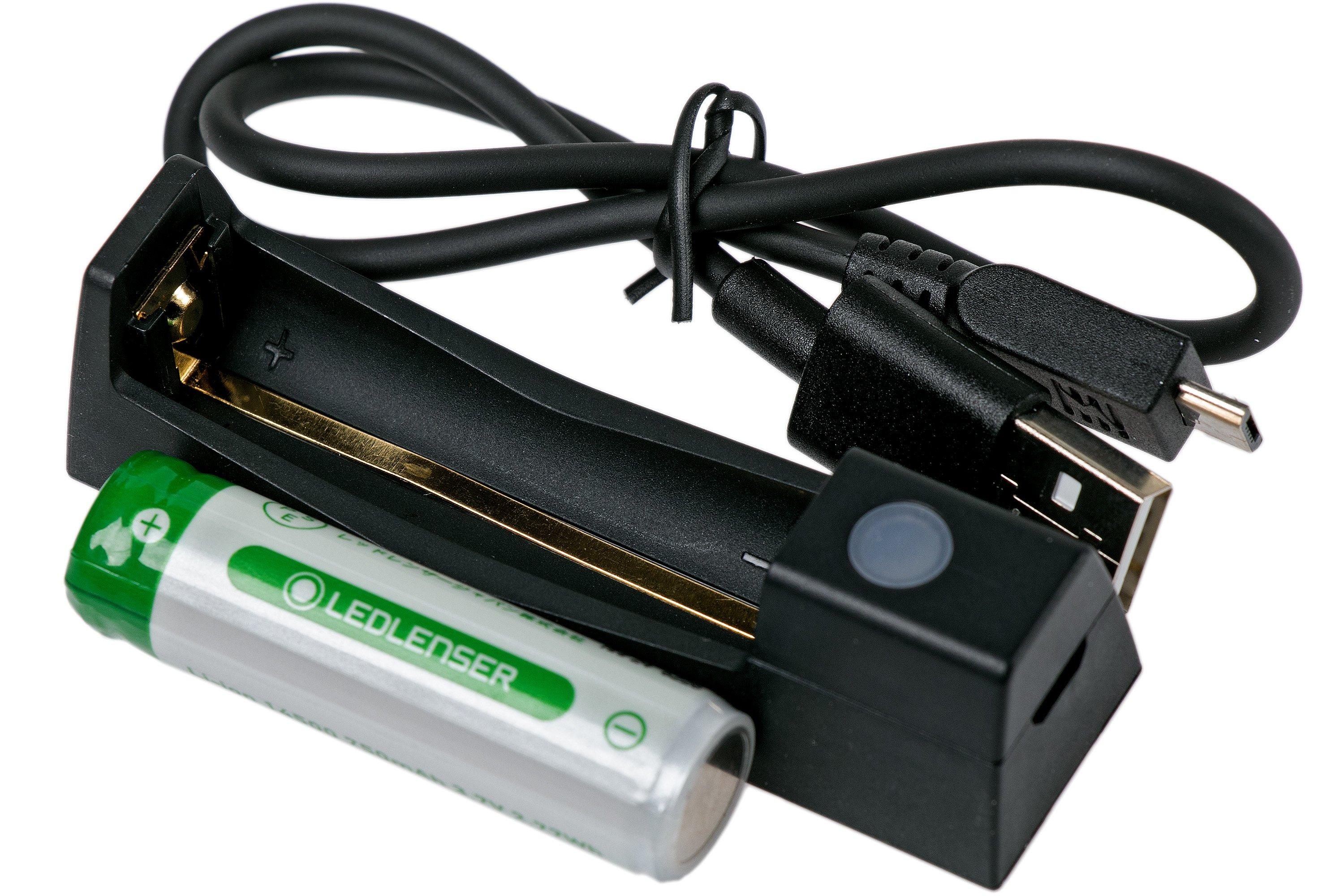 Ledlenser MH5 rechargeable head torch, black | Advantageously shopping ...