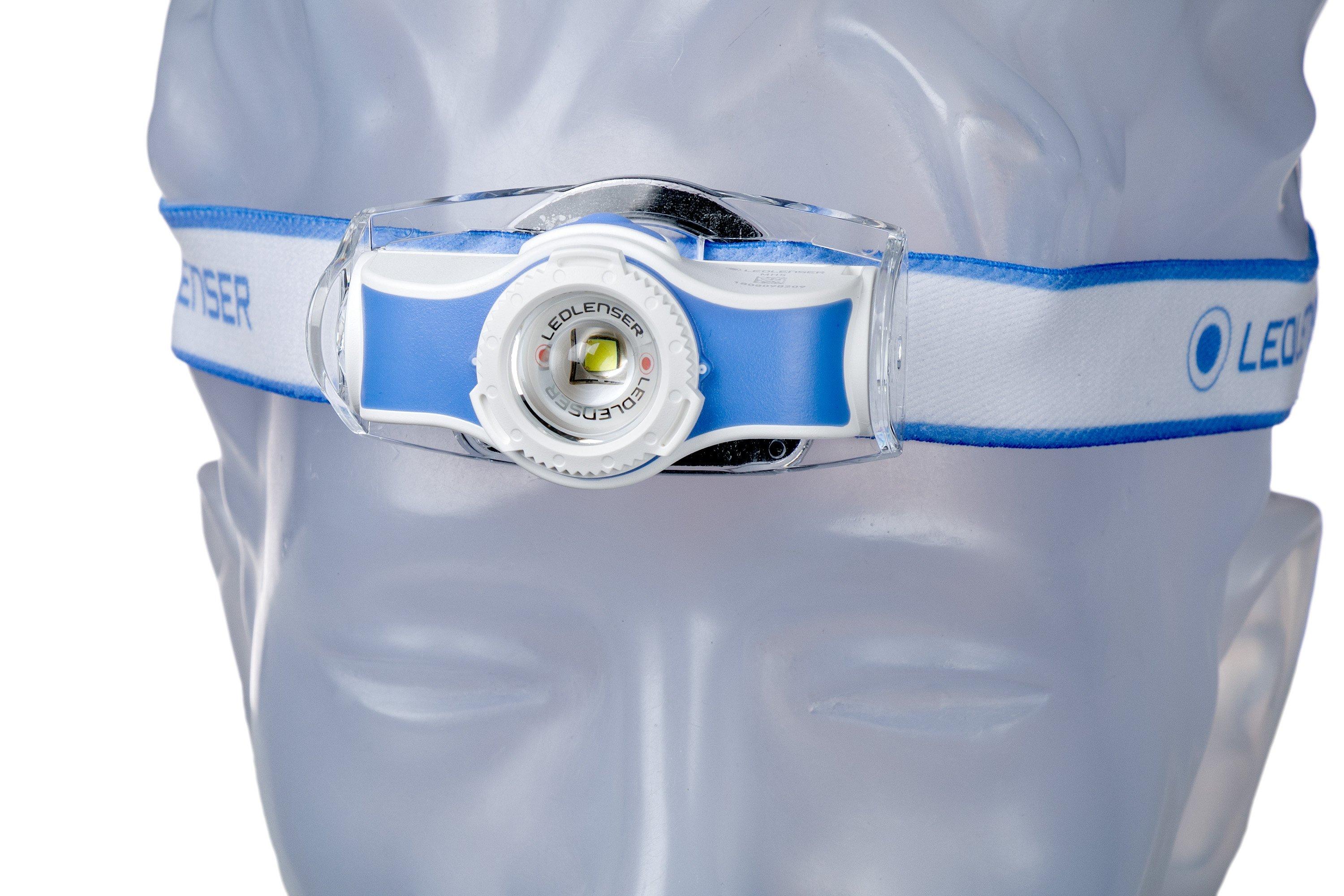 Ledlenser MH5 rechargeable head torch, blue | Advantageously shopping ...