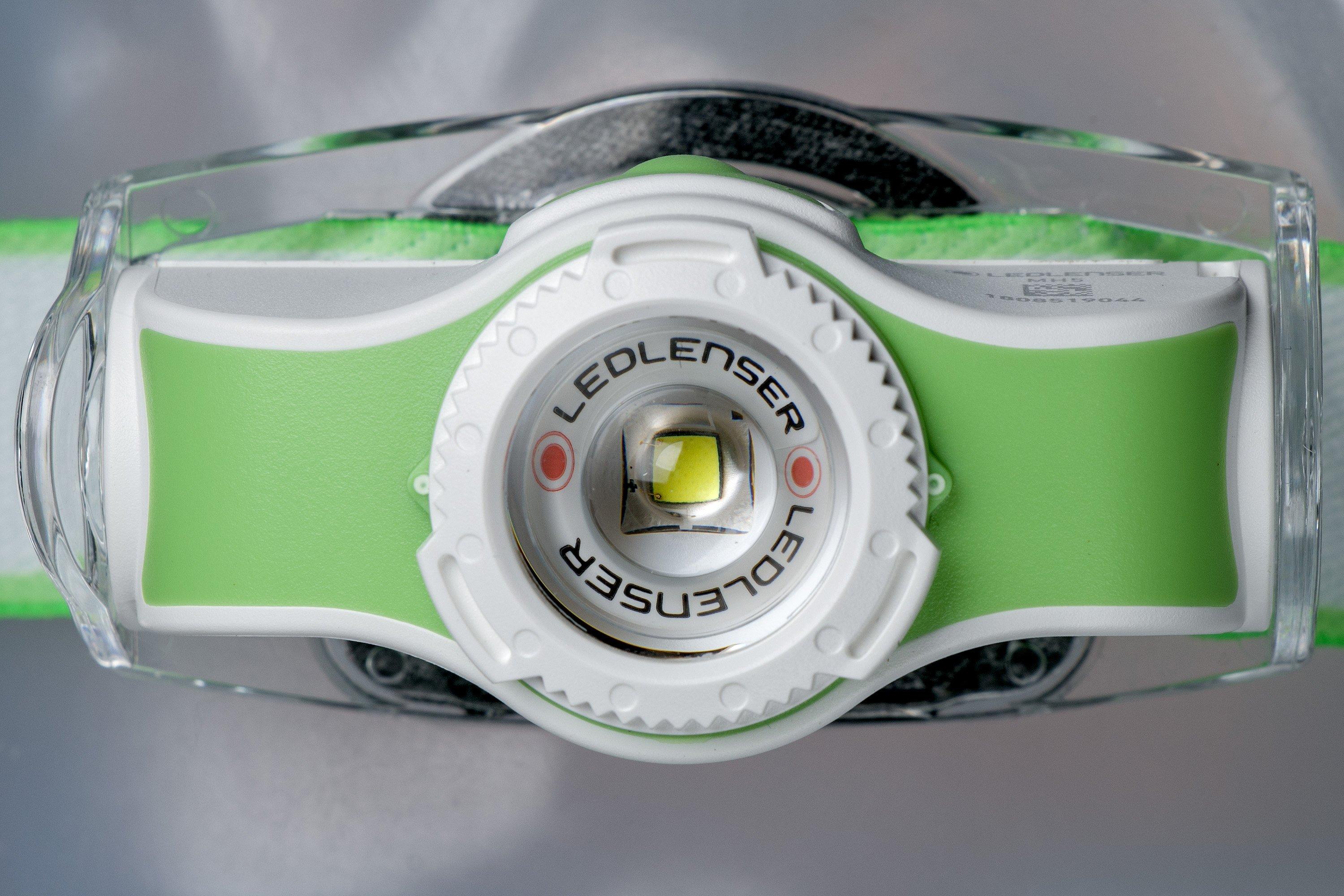 LedLenser MH5 rechargeable head torch, green | Advantageously shopping ...