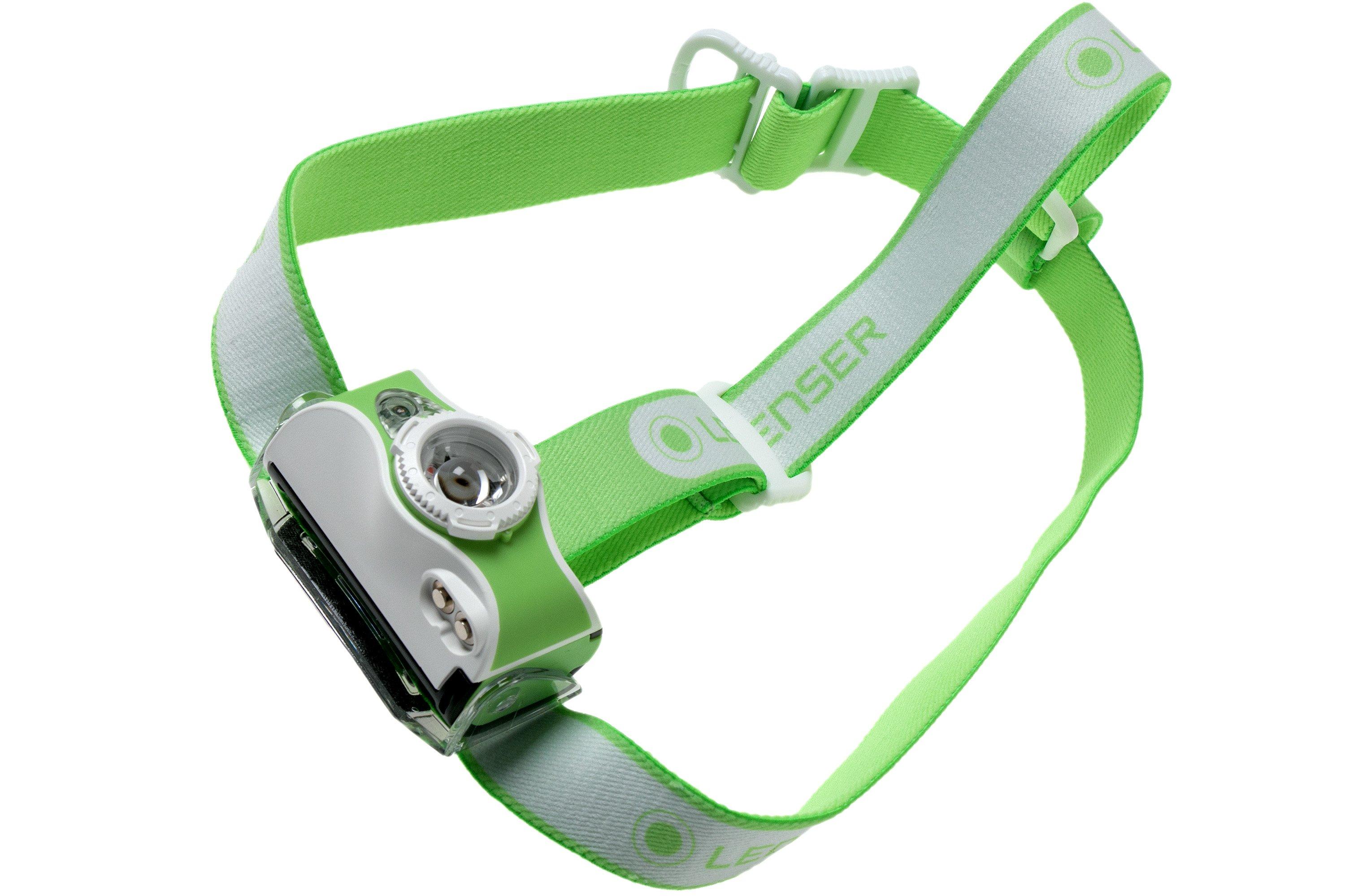 Ledlenser MH7 rechargeable head torch, green | Advantageously shopping ...