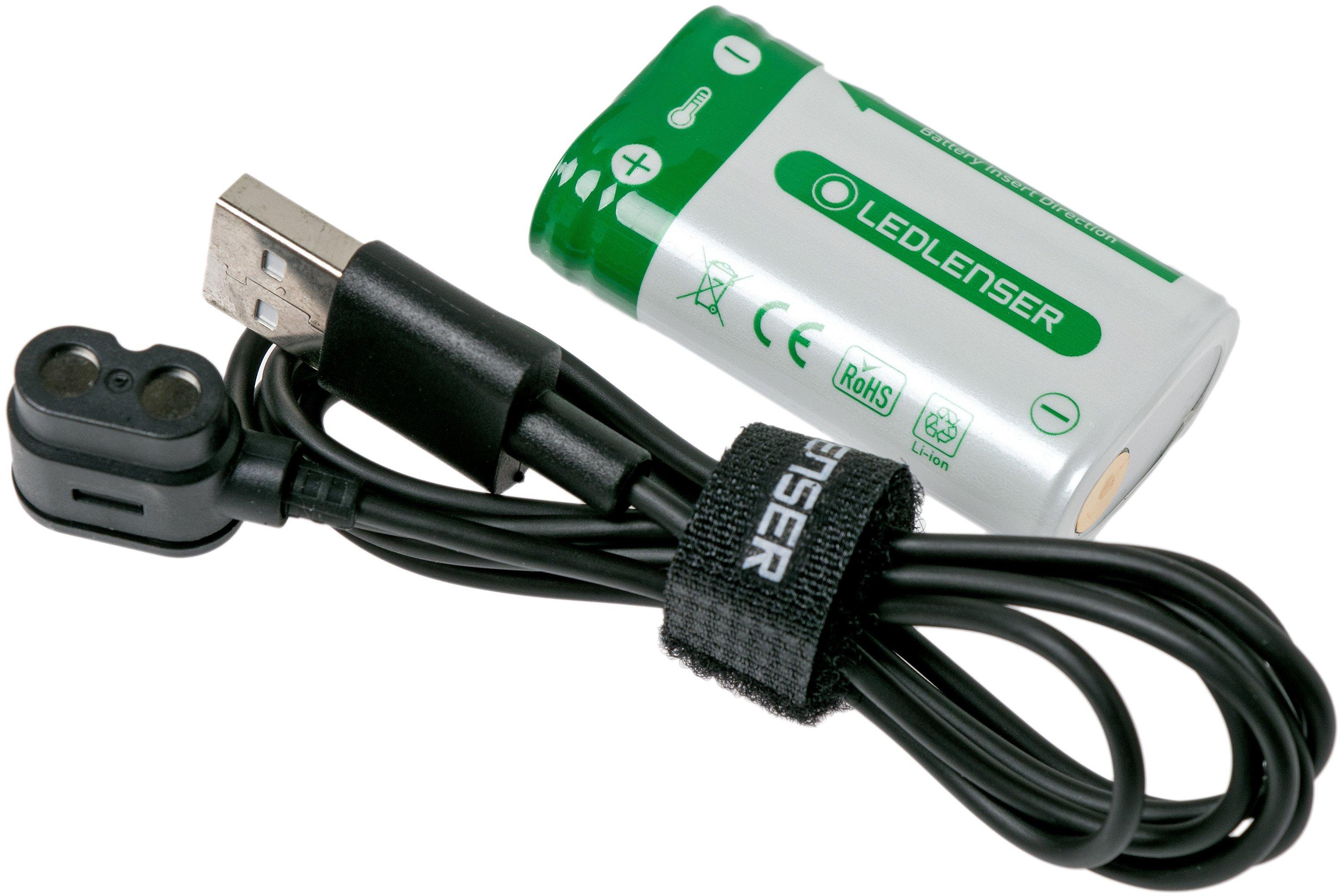 Ledlenser MH7 rechargeable head torch, green | Advantageously shopping ...