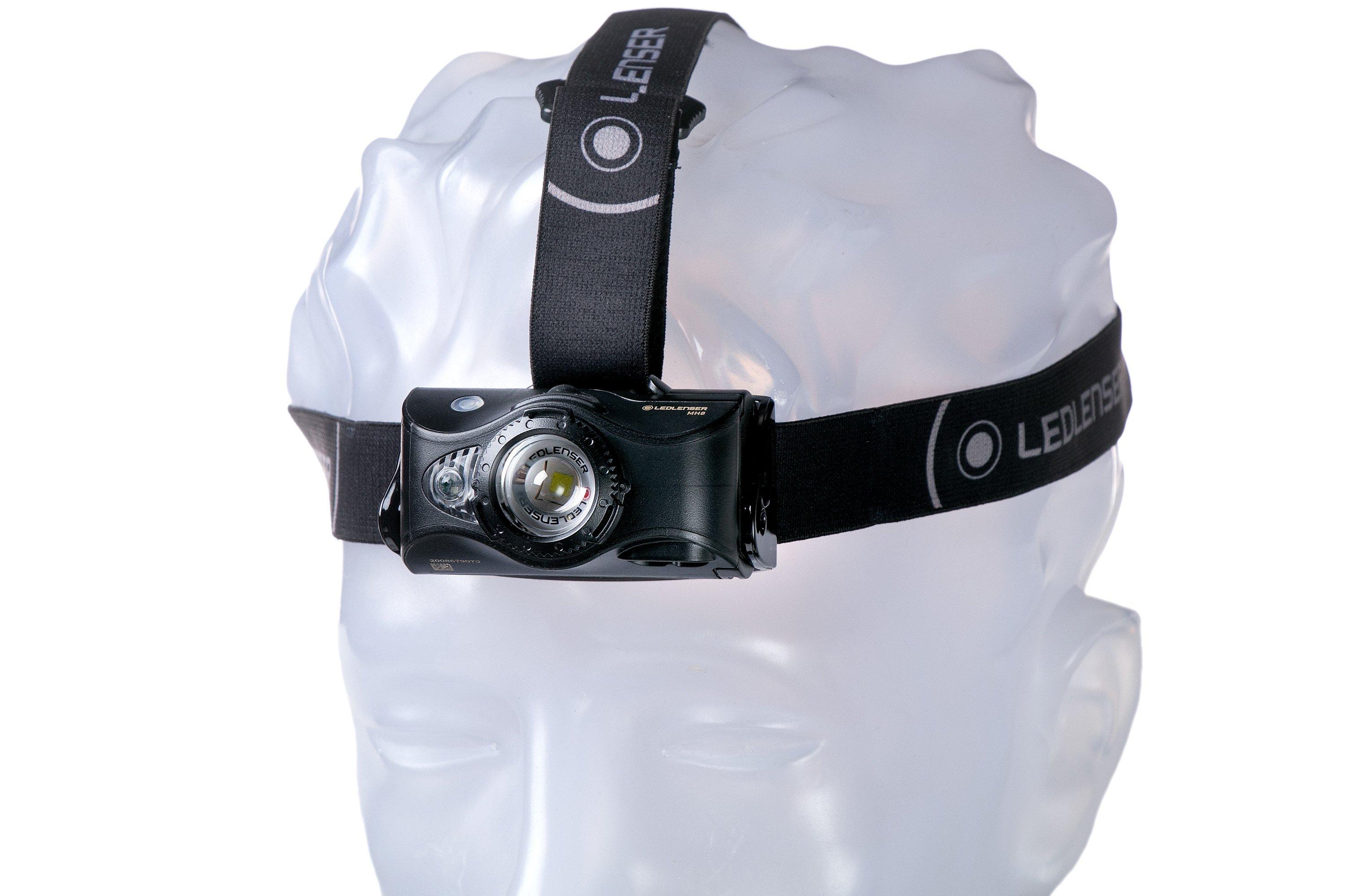 Ledlenser MH8 lanterna de cabeça recarregável, preto | Compras ...