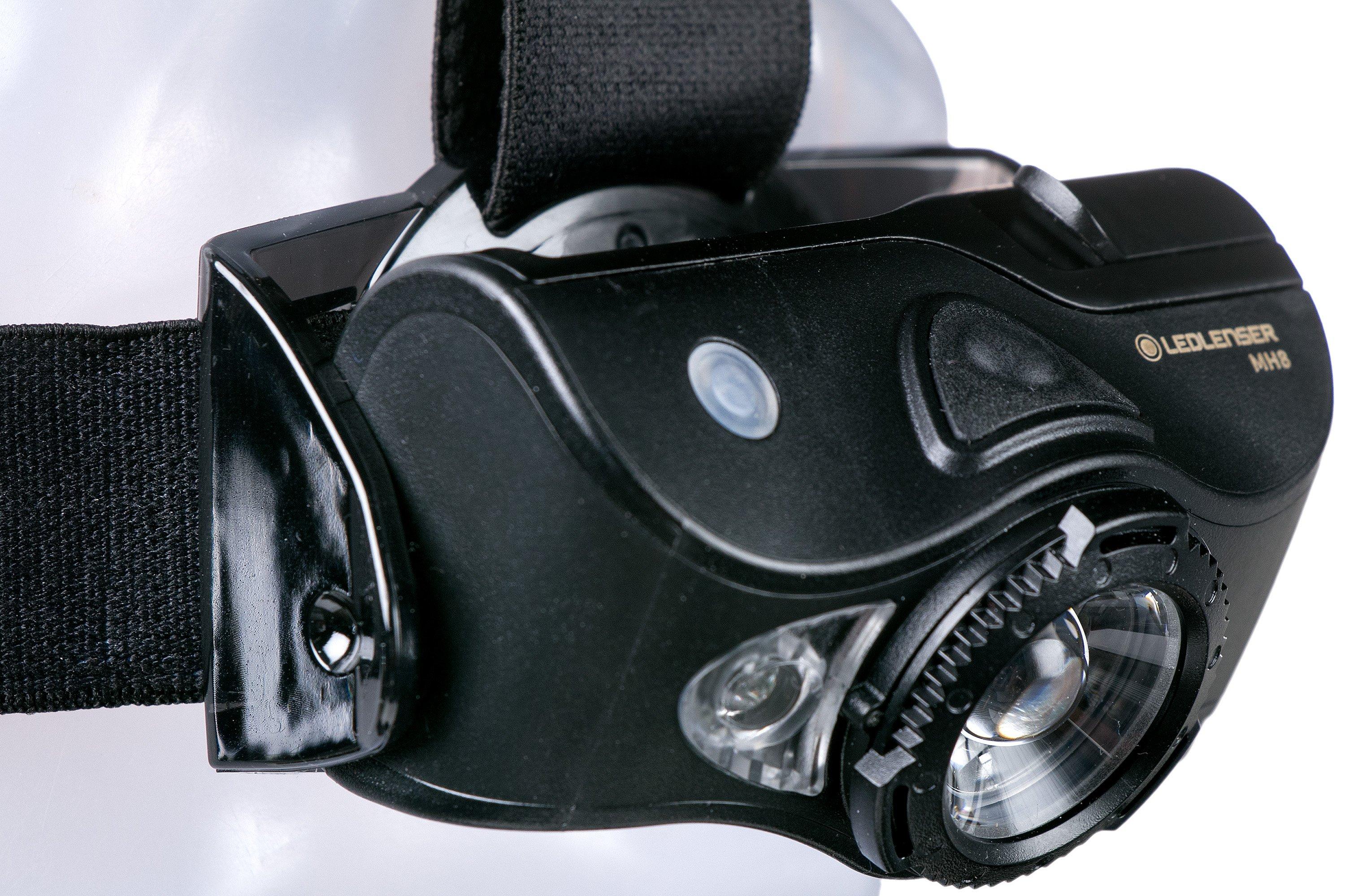 Ledlenser MH8 oplaadbare hoofdlamp, zwart | Voordelig kopen bij ...