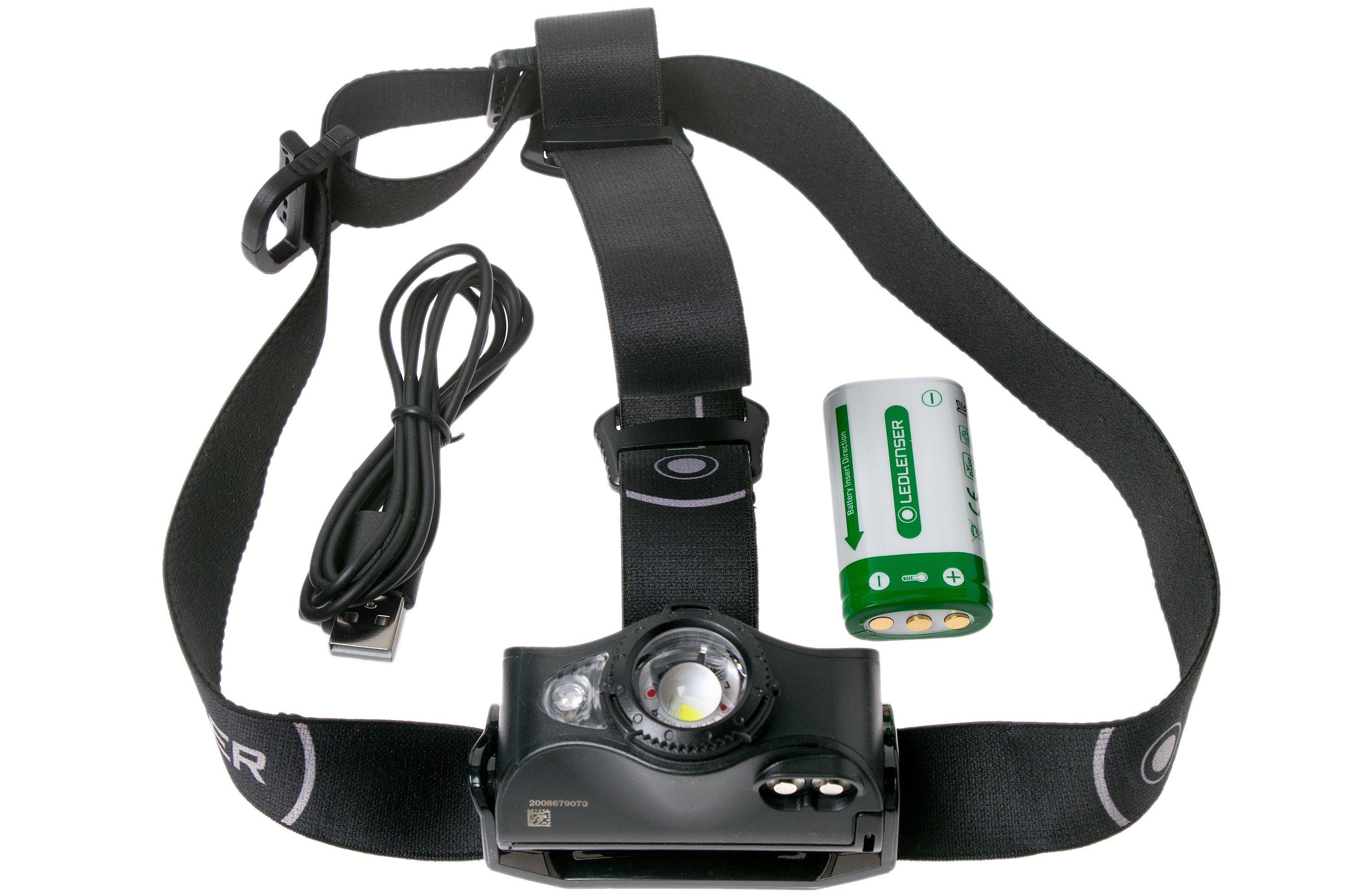 Ledlenser MH8 oplaadbare hoofdlamp, zwart | Voordelig kopen bij ...