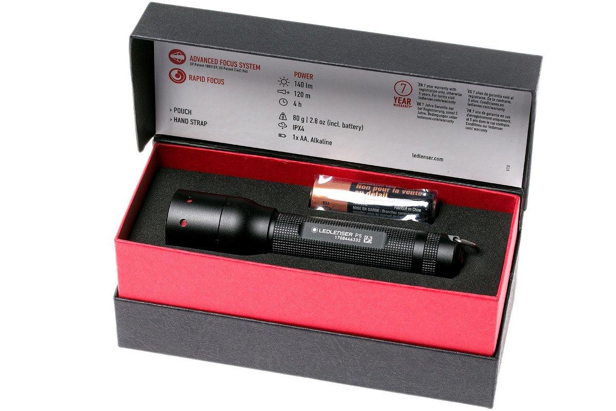 Ledlenser P5 flashlight | Advantageously shopping at Knivesandtools.co.uk