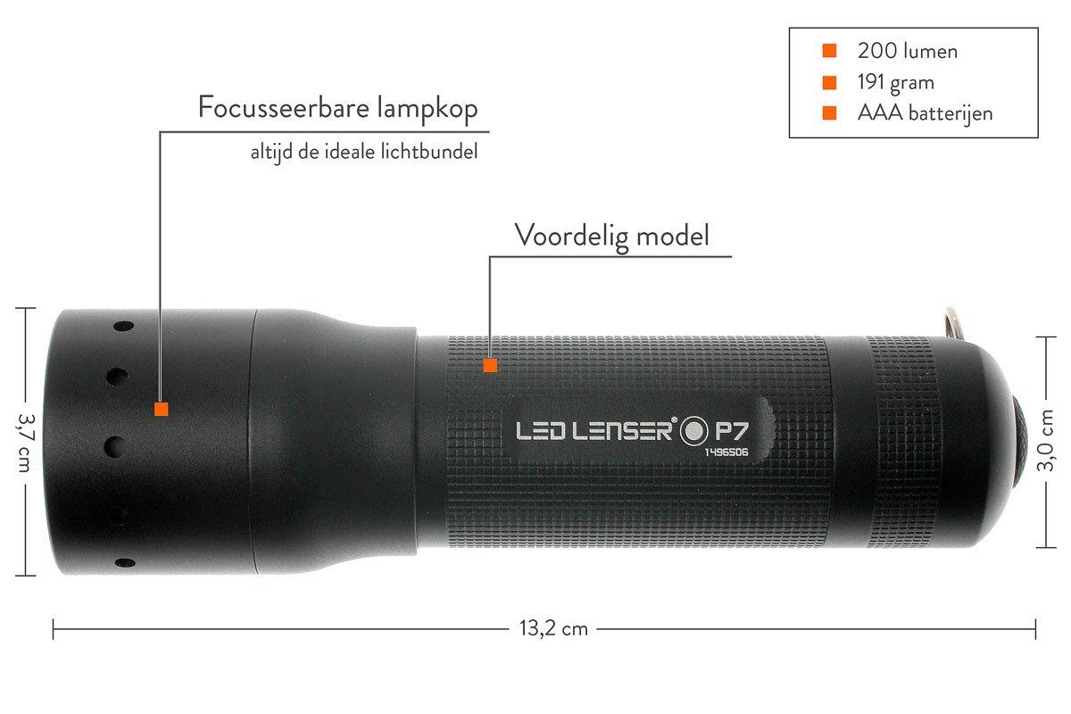 LedLenser P7 focusing LED flashlight, 2018-edition | Advantageously ...