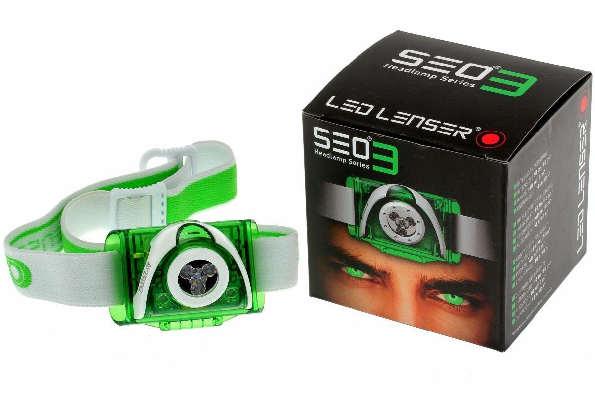 Ledlenser® SEO 3, grün | Günstiger shoppen bei knivesandtools.at