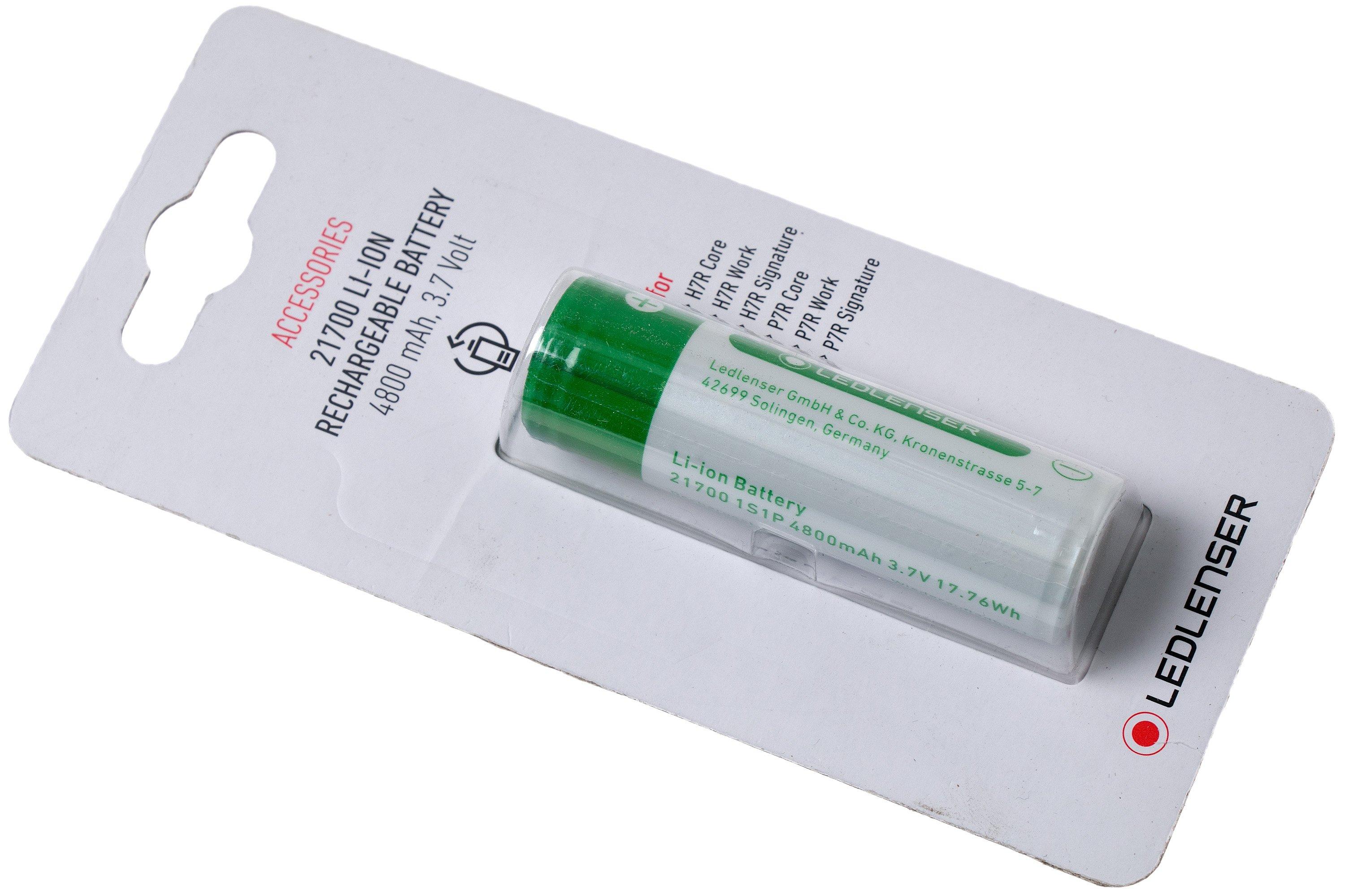 Ledlenser Li-ion 21700 battery, 4.800 mAh | Advantageously shopping at ...