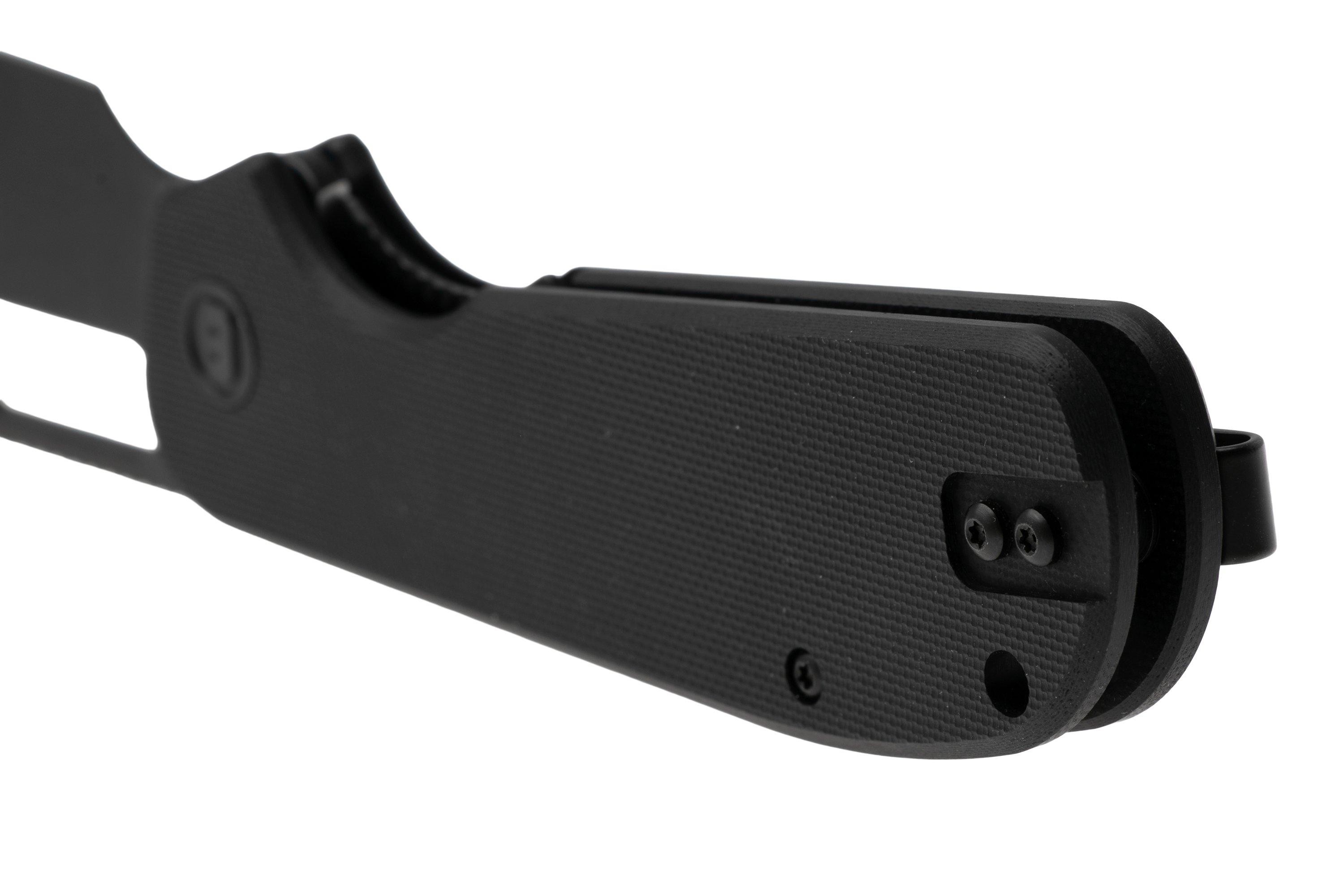 Eutektik EFD EFD-BBW-L Blackwashed 14C28N, Black G10, left-handed ...