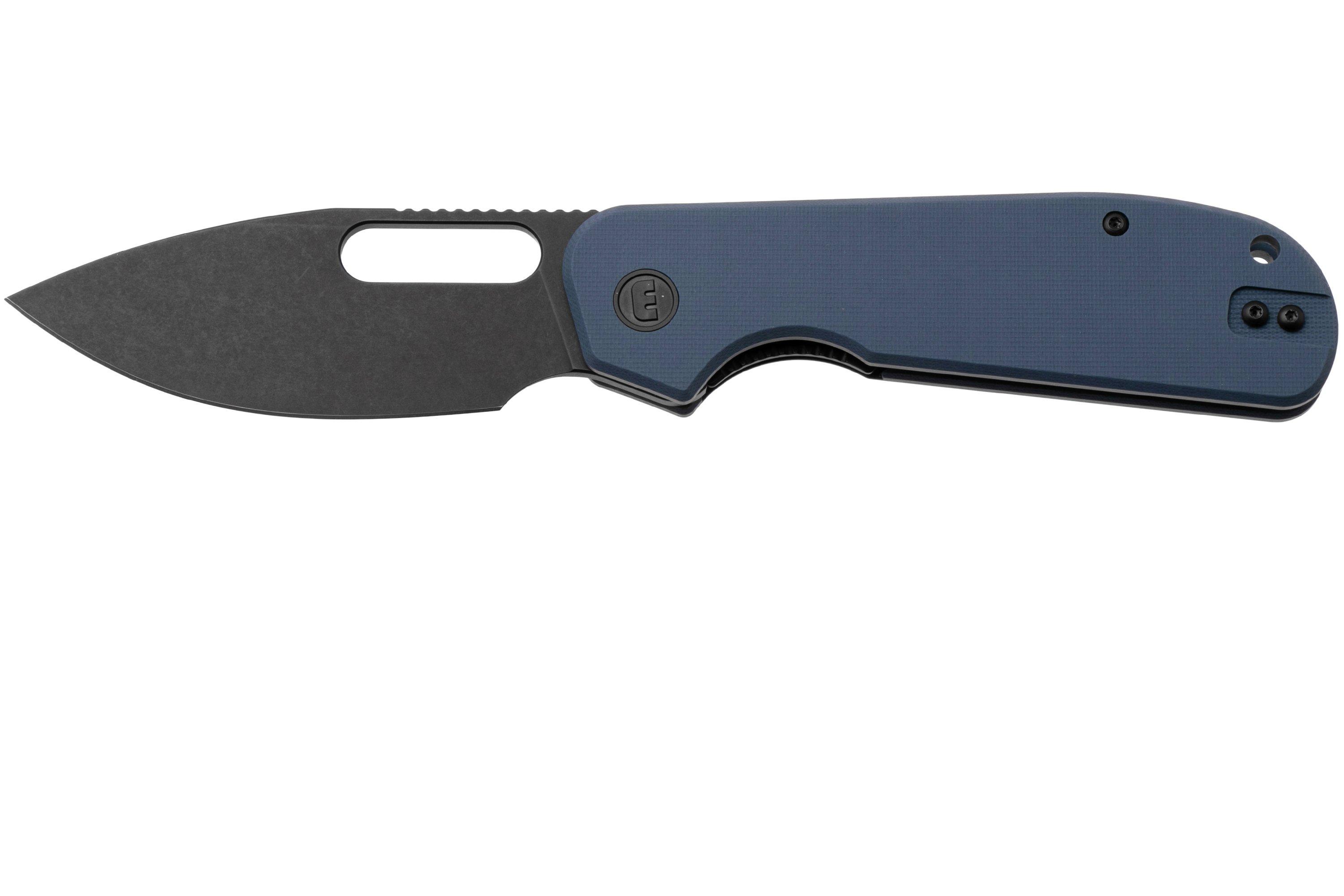 Eutektik EFD EFD-DBW-R Blackwashed 14C28N, Blue G10, navaja | Compras ...